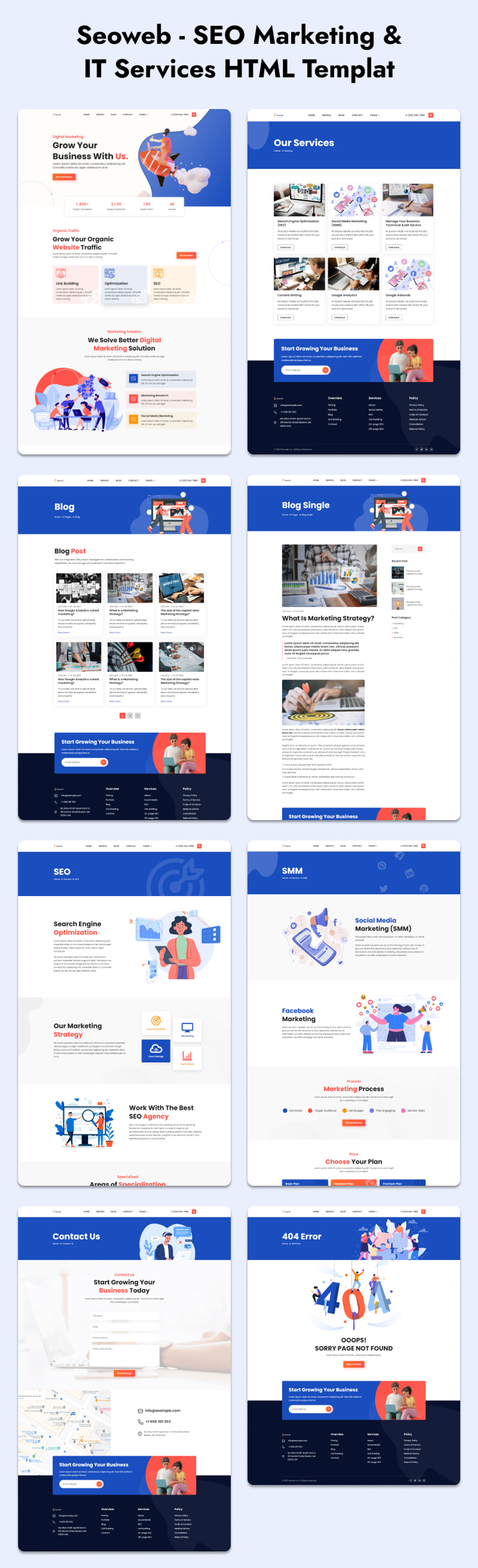 Seoweb - SEO Marketing & IT Services HTML5 Template