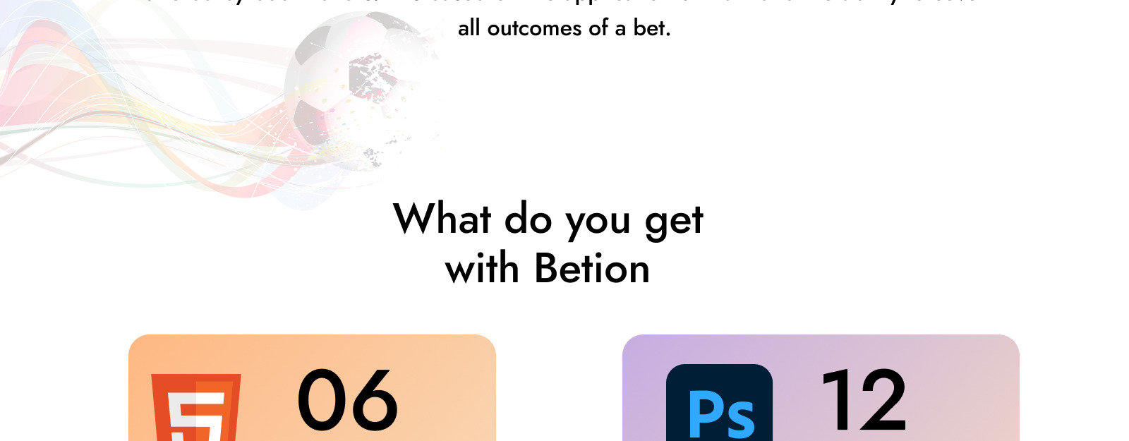 Betion - Online Matched Betting HTML Template