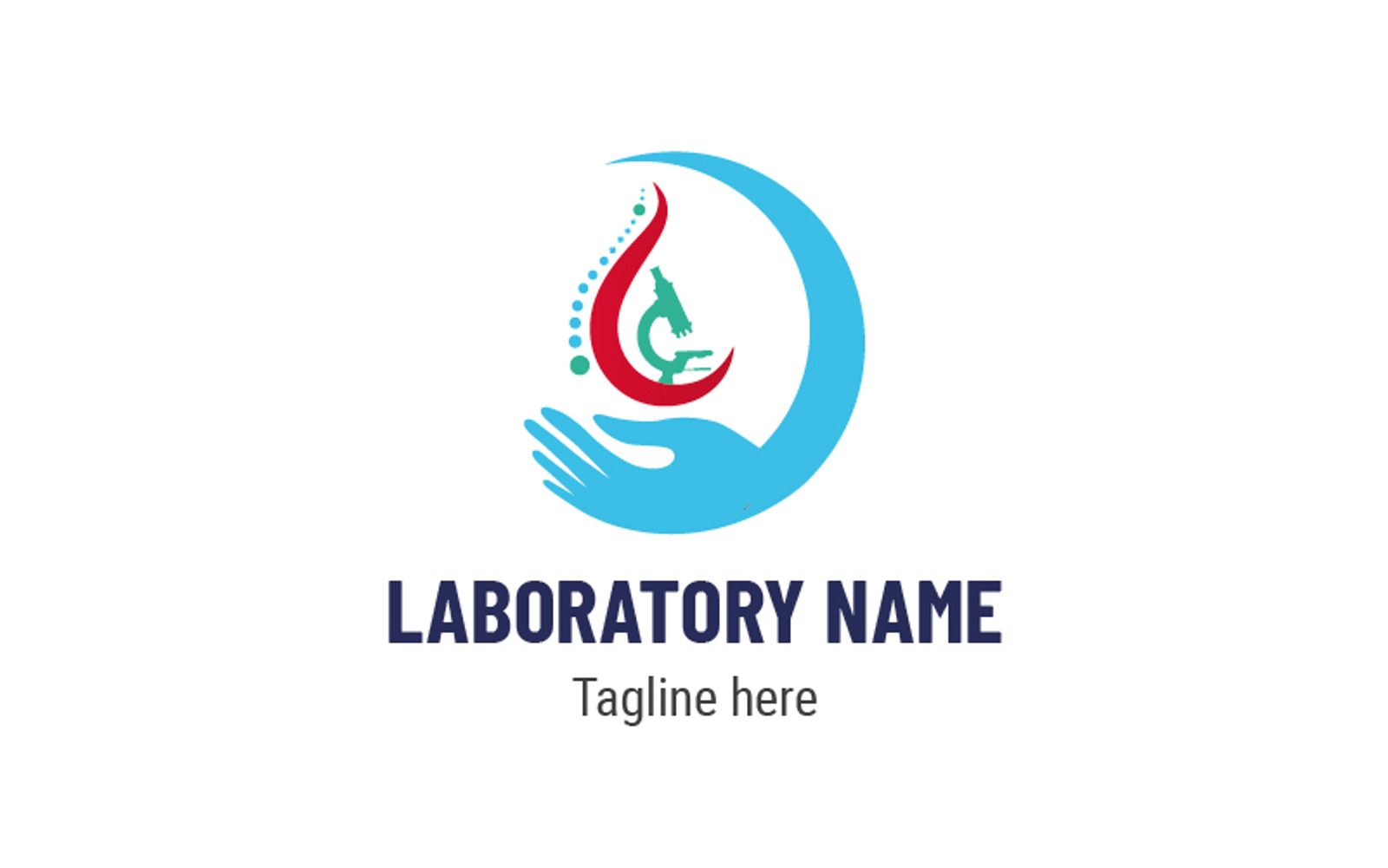 Medical Laboratory Logo Template #273121 - TemplateMonster