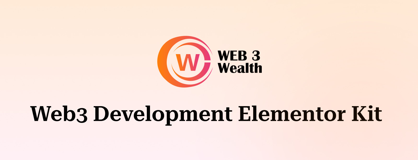 Web3 Wealth - Web3 Development Website Elementor Kit
