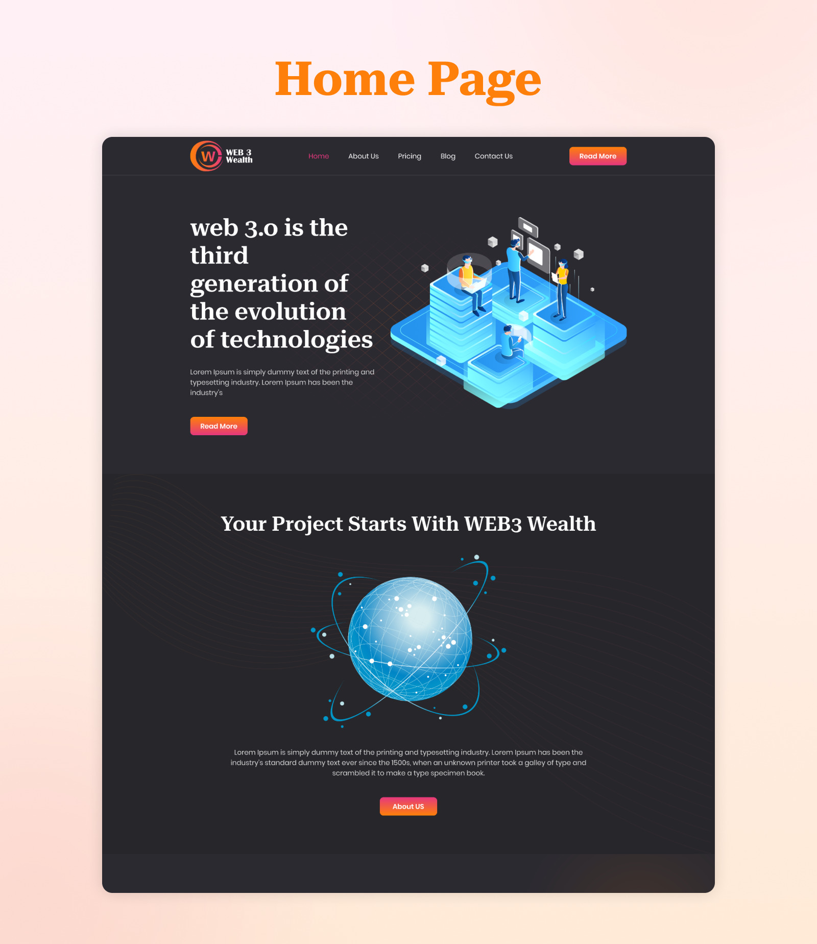 Web3 Wealth - Web3 Development Website Elementor Kit