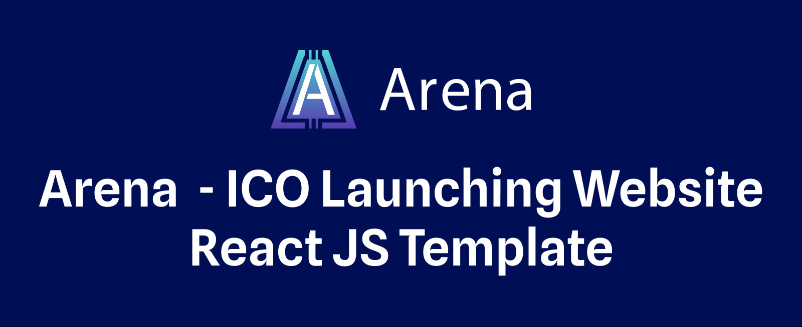 Arena - ICO Launching Website React JS Template