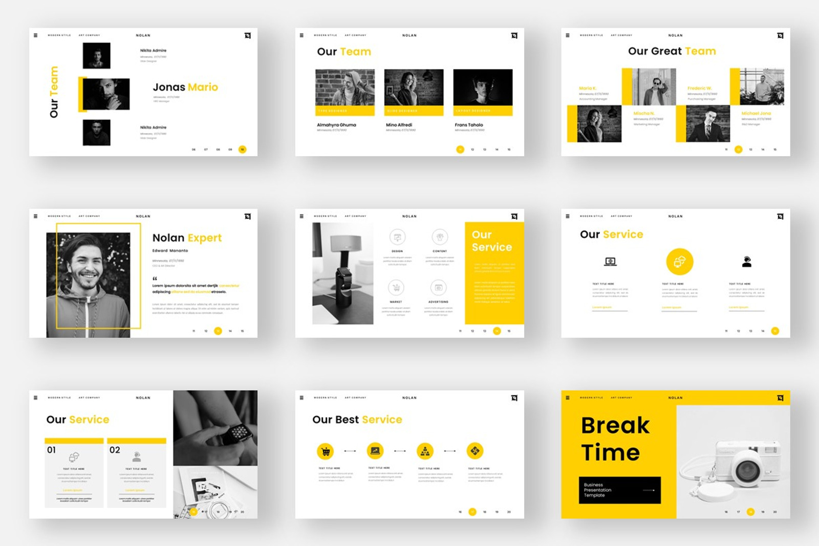 Nolan - Creative Business Keynote Template - TemplateMonster