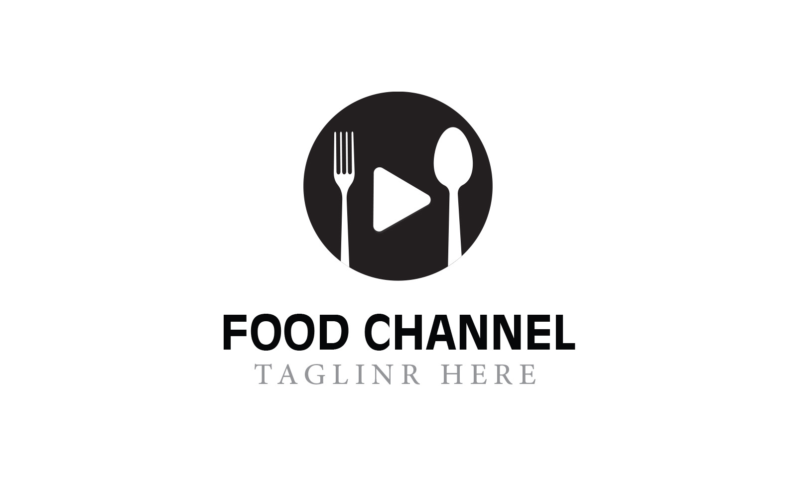 Food Channel logo for all food channels - TemplateMonster