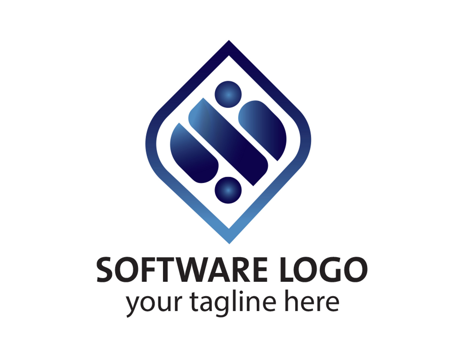 Software Logo Design Template #300500 - TemplateMonster