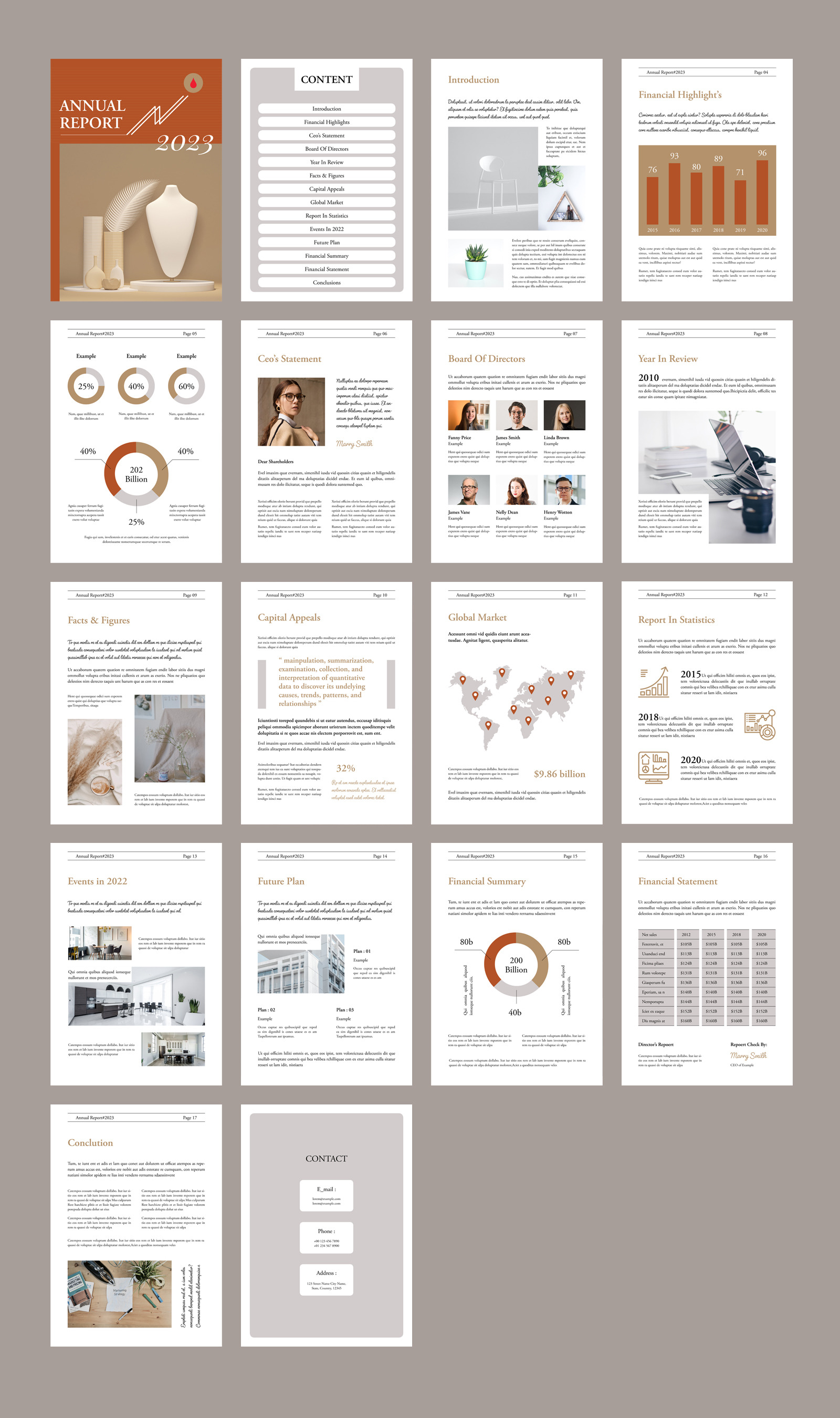 Annual Report Magazine Template #298040 - TemplateMonster