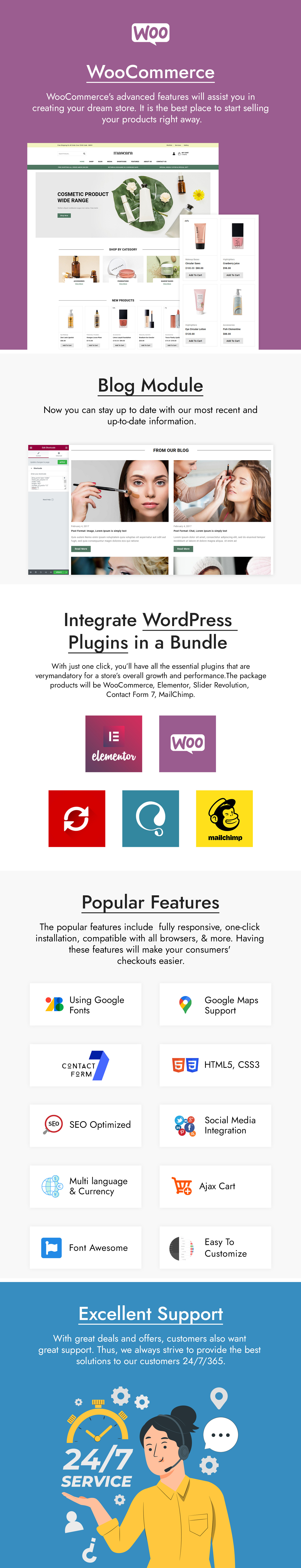 Mascara - Cosmetic and Beauty WooCommerce Theme