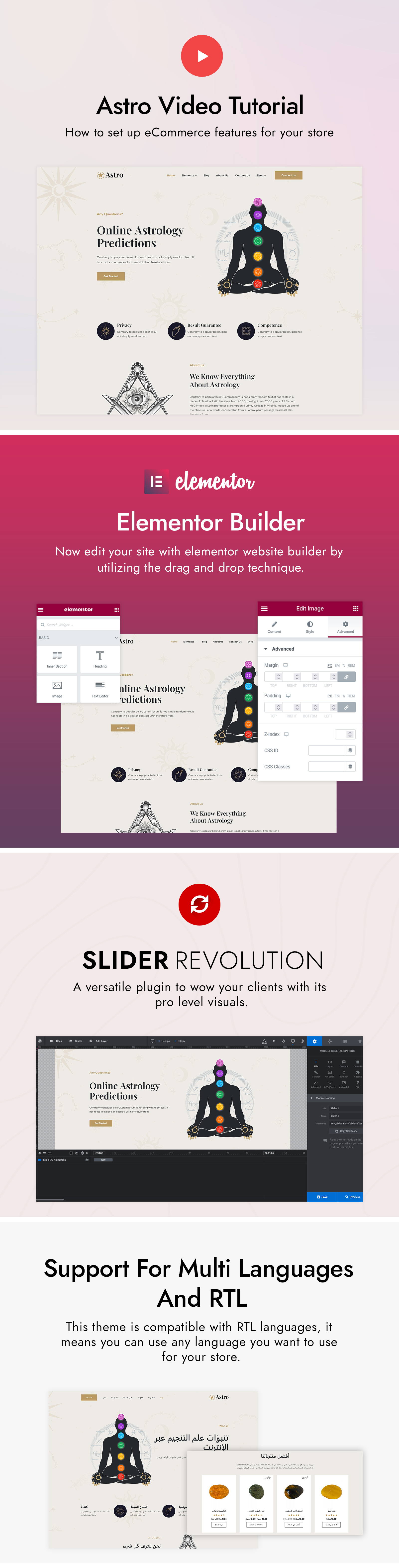 Astro - Horoscope and Astrology WordPress Theme