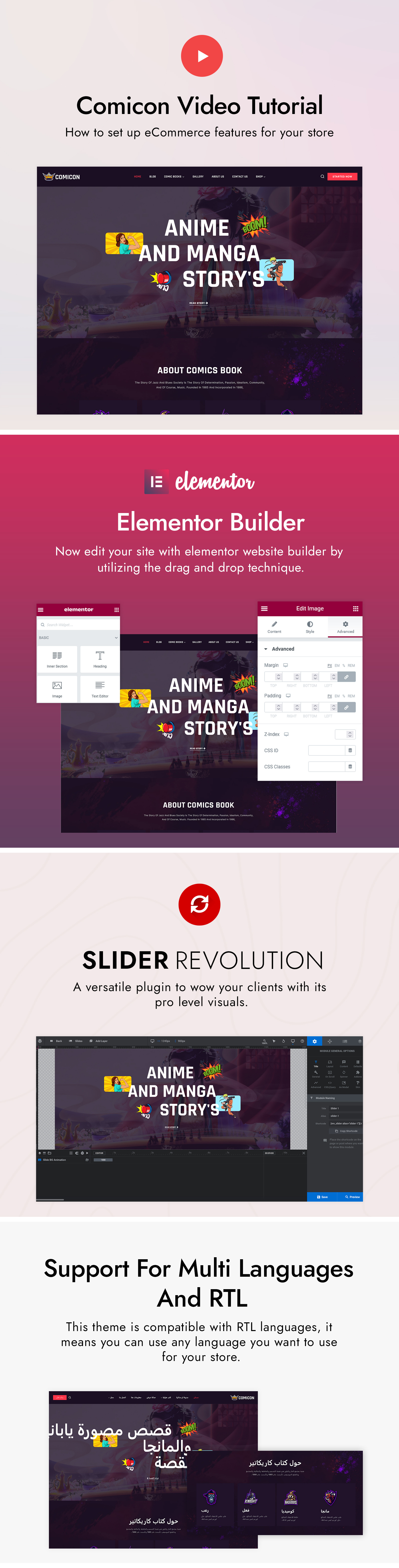 Comicon - Anime and Manga WordPress Theme - TemplateMonster