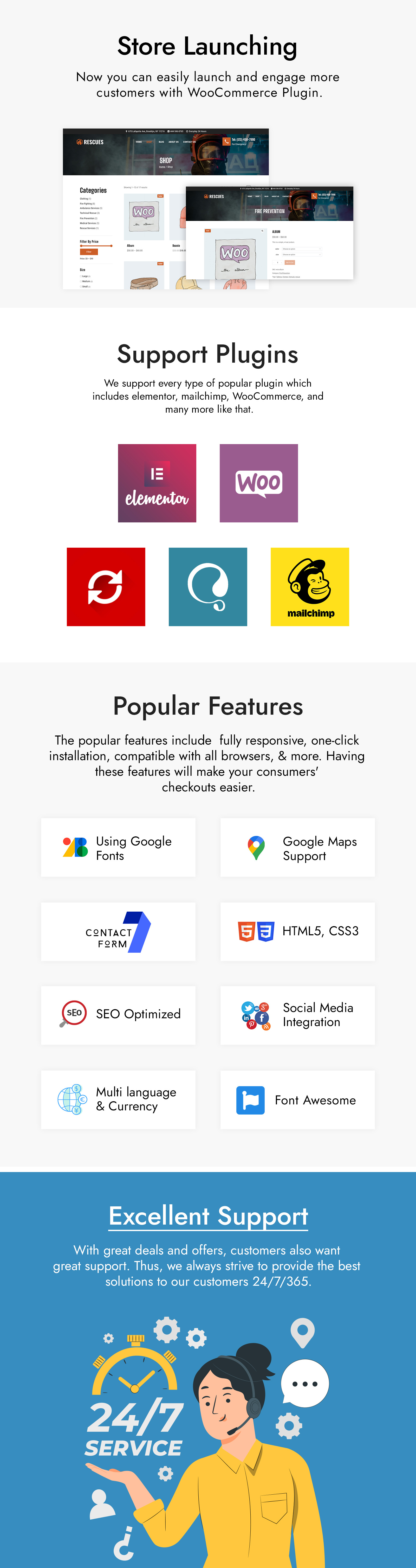 Rescues - Fire Department and Security Business WordPress Theme
