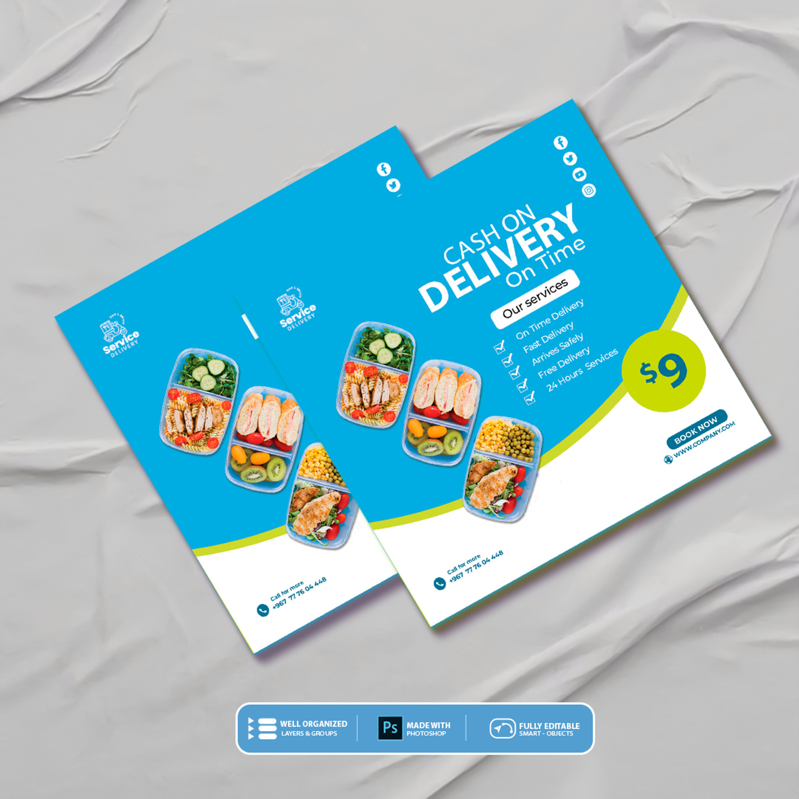 Shipping and Delivery Company Flyer - Latest Template Design