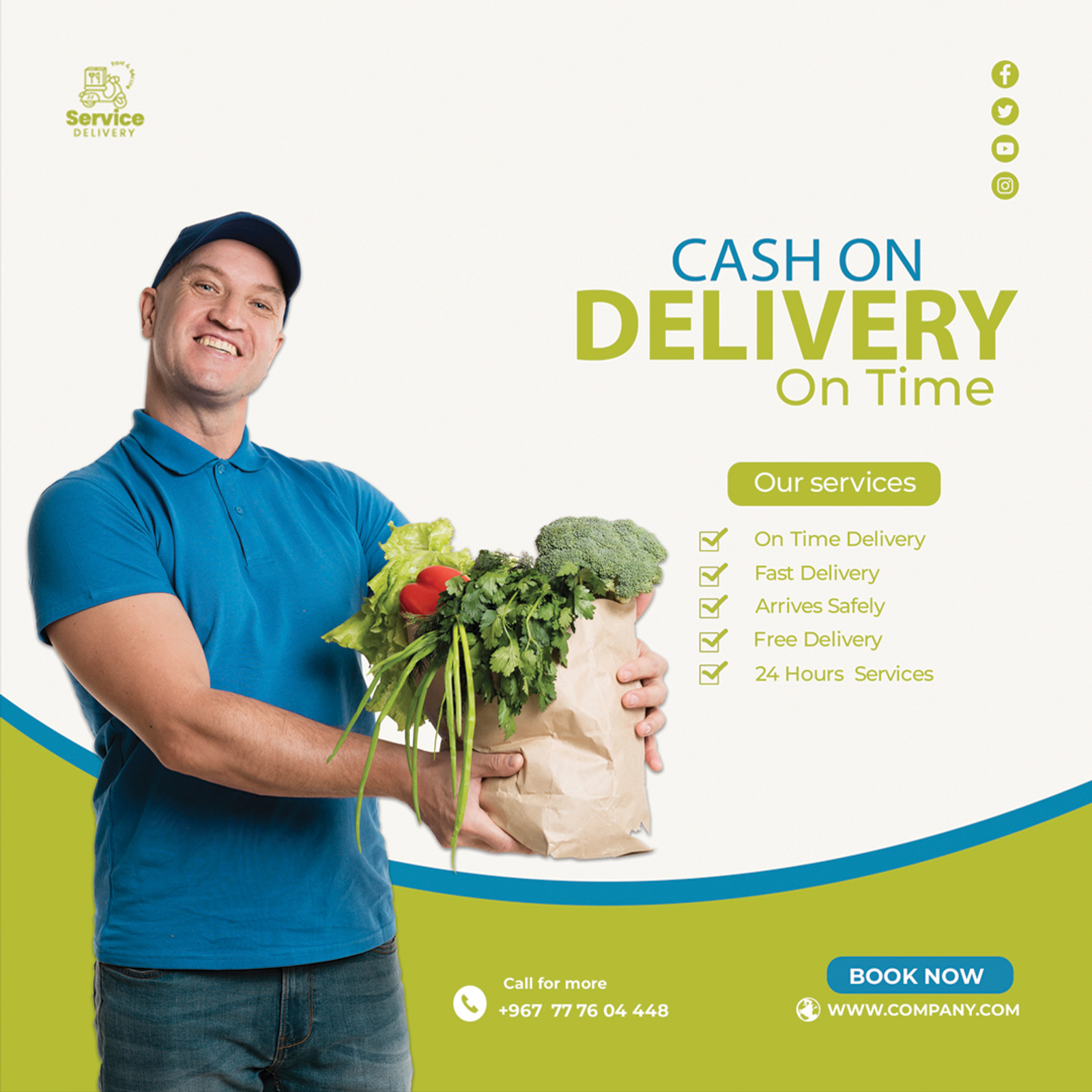 Delivery Service Company Identity Design Template - Another Flyer