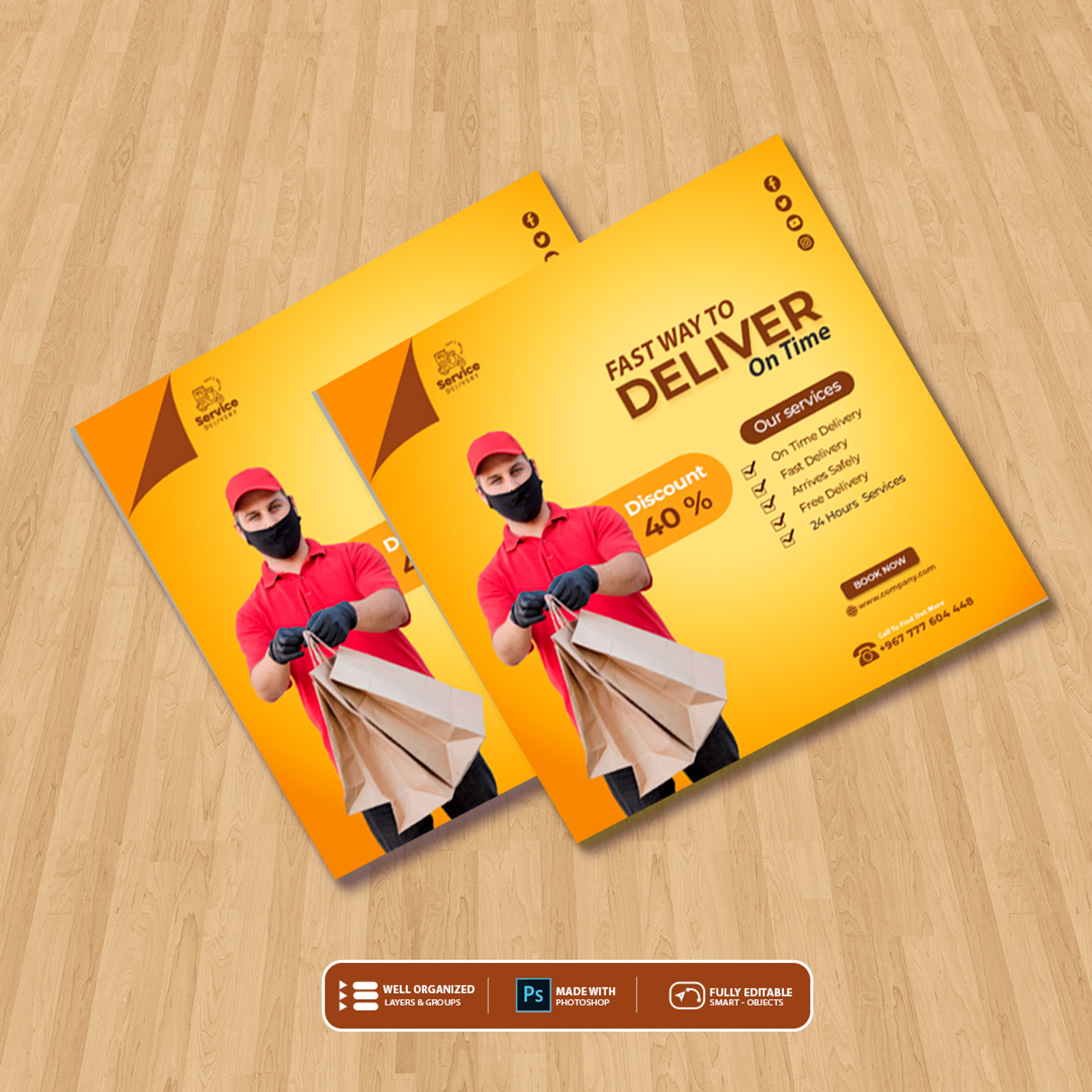 Courier Company Template - Shipping - Delivery Another Template