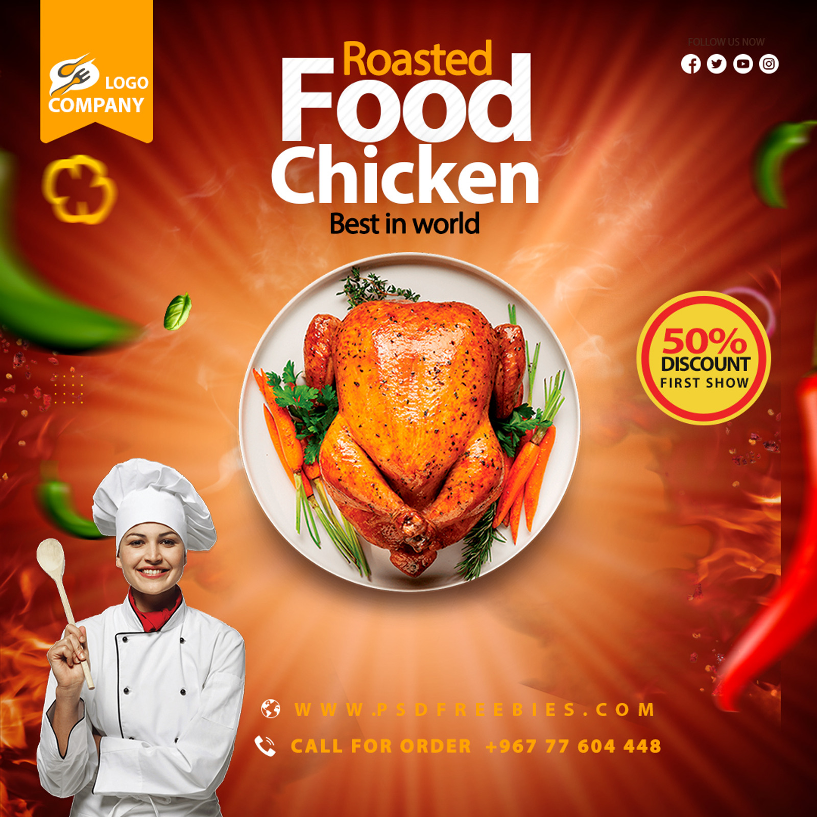 Restaurant Meal Menu Flyer Template #304600 - TemplateMonster