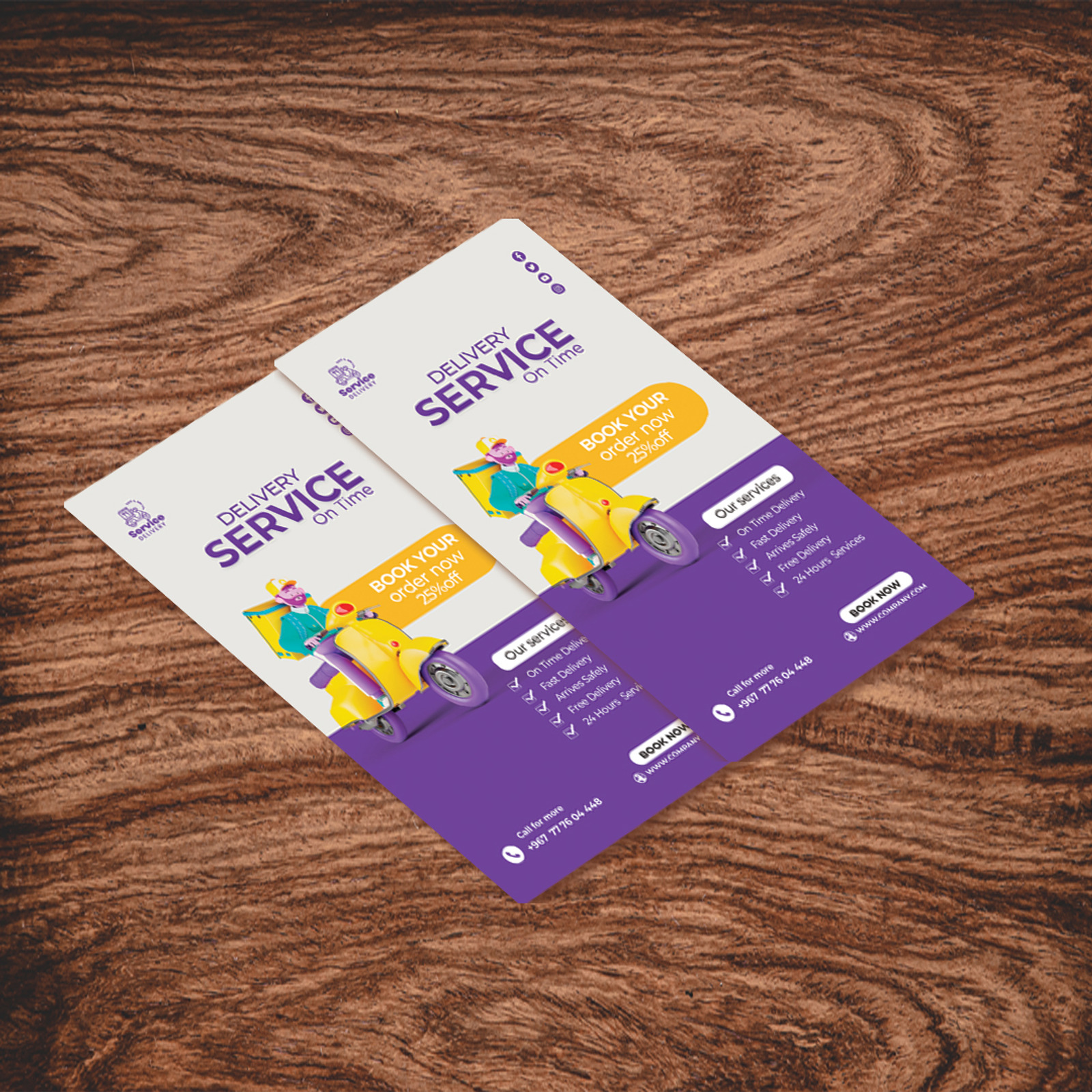 Delivery Company Identity Template Dl - TemplateMonster