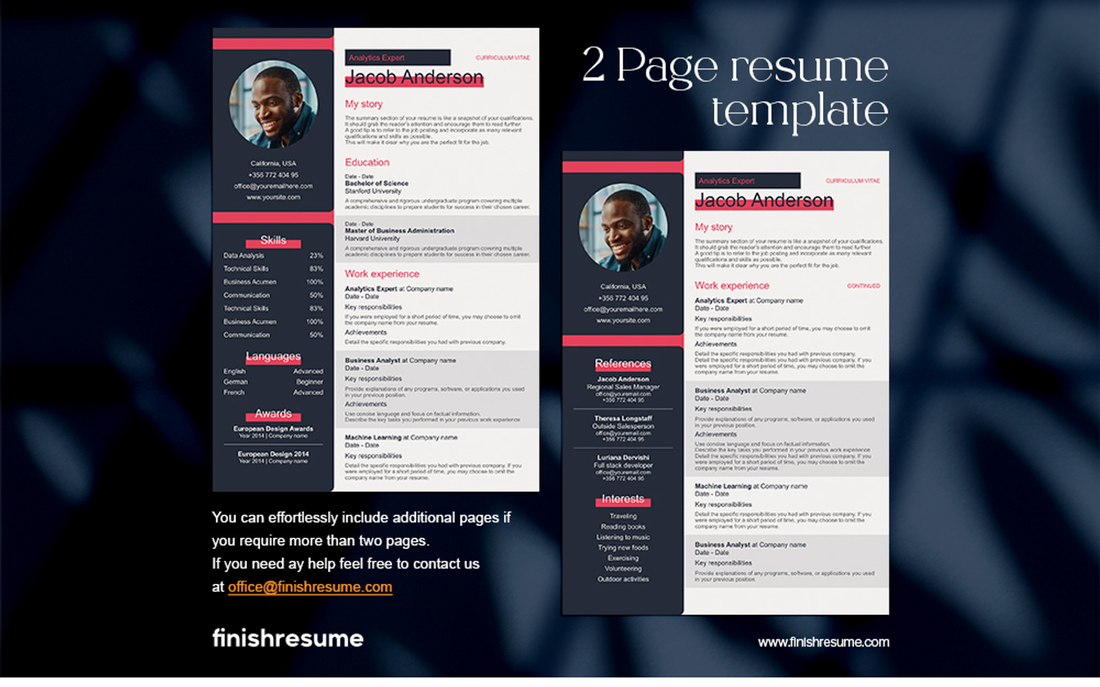 Analytics Expert resume template | Finish Resume