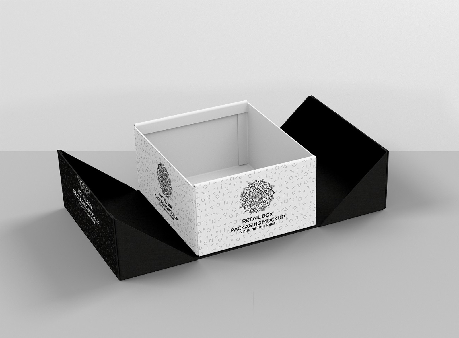 Retail Box Packaging Mockup #344441 - TemplateMonster