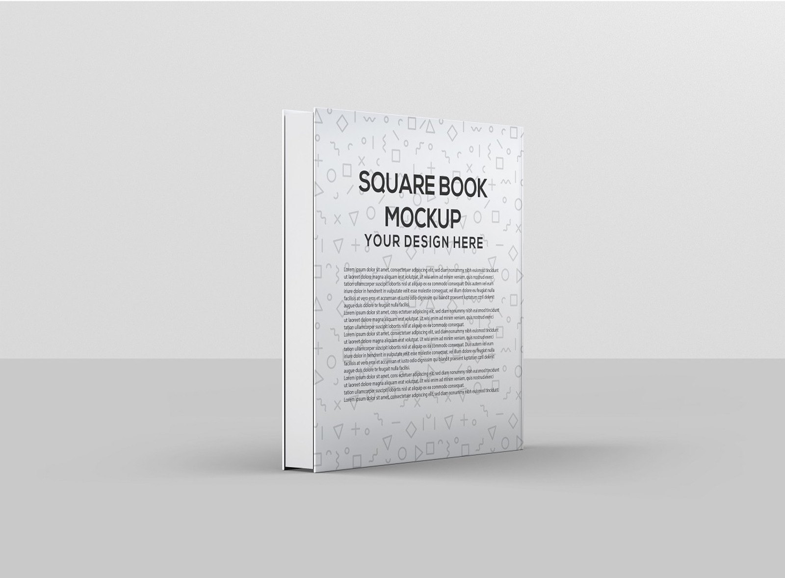 Hard Cover Square Book Mockup #343832 - TemplateMonster