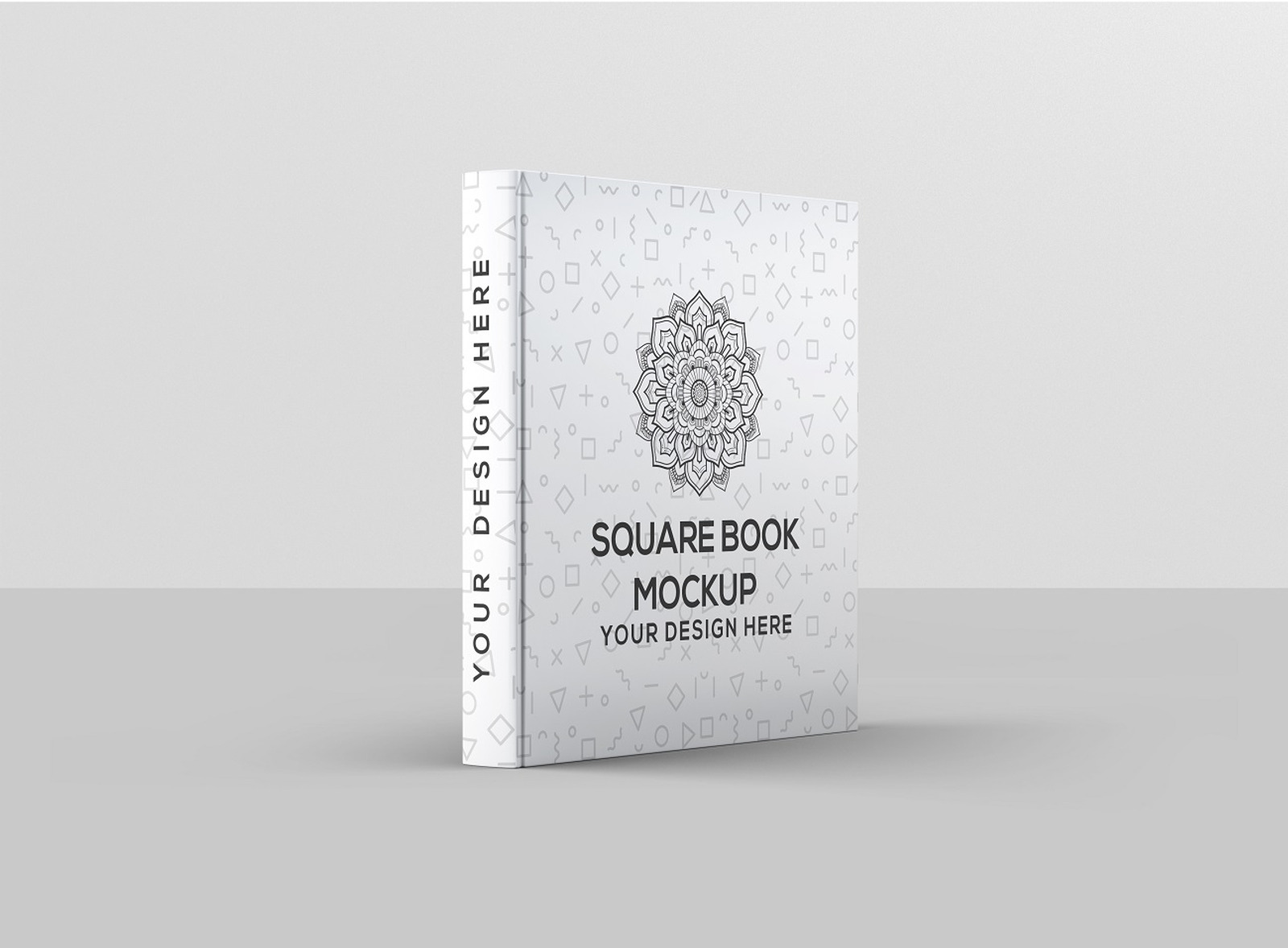 Hard Cover Square Book Mockup #343832 - TemplateMonster
