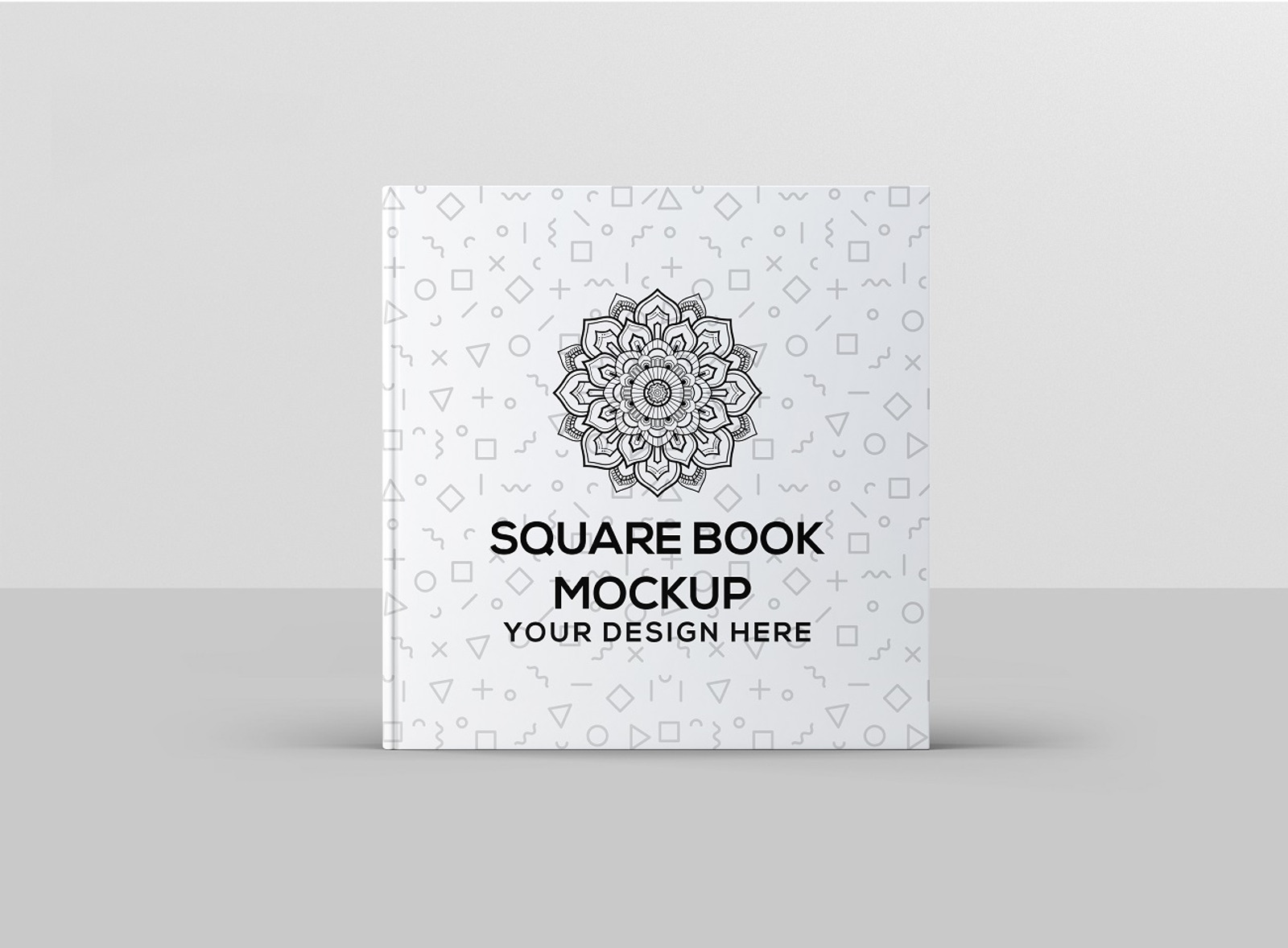 Hard Cover Square Book Mockup #343832 - TemplateMonster