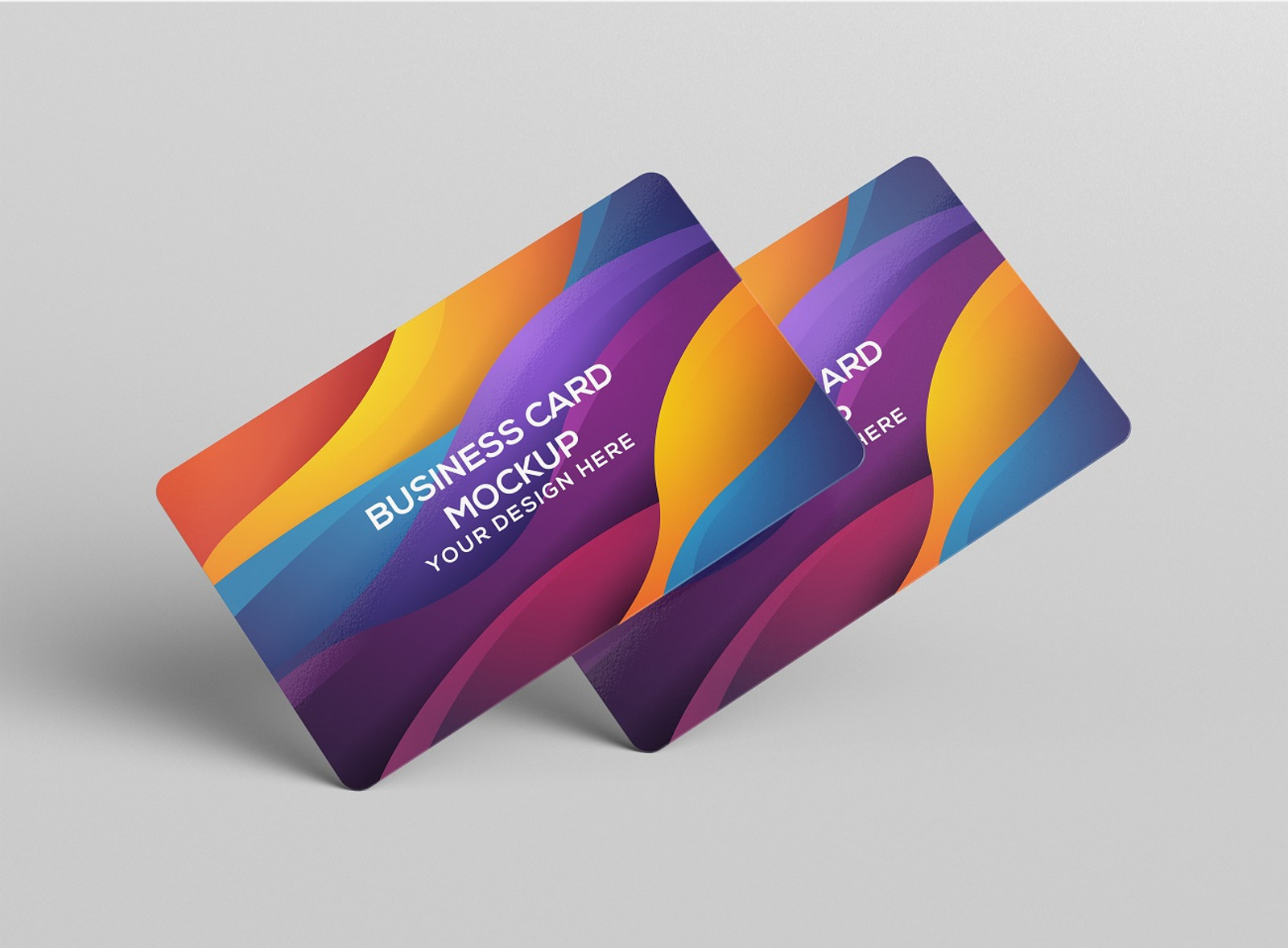 Plastic Card - Bank Card Mockup #343067 - TemplateMonster