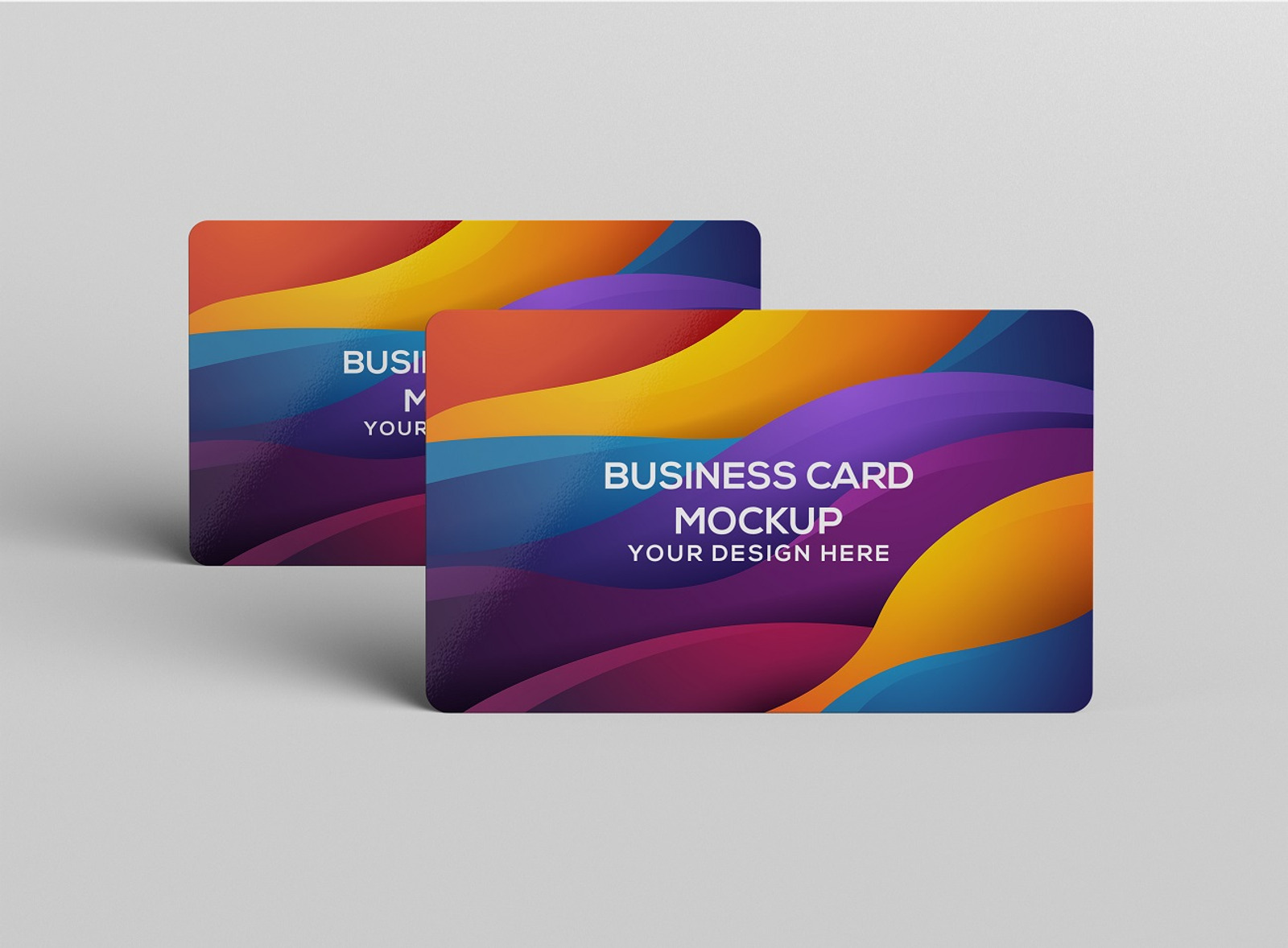 Plastic Card - Bank Card Mockup #343067 - TemplateMonster