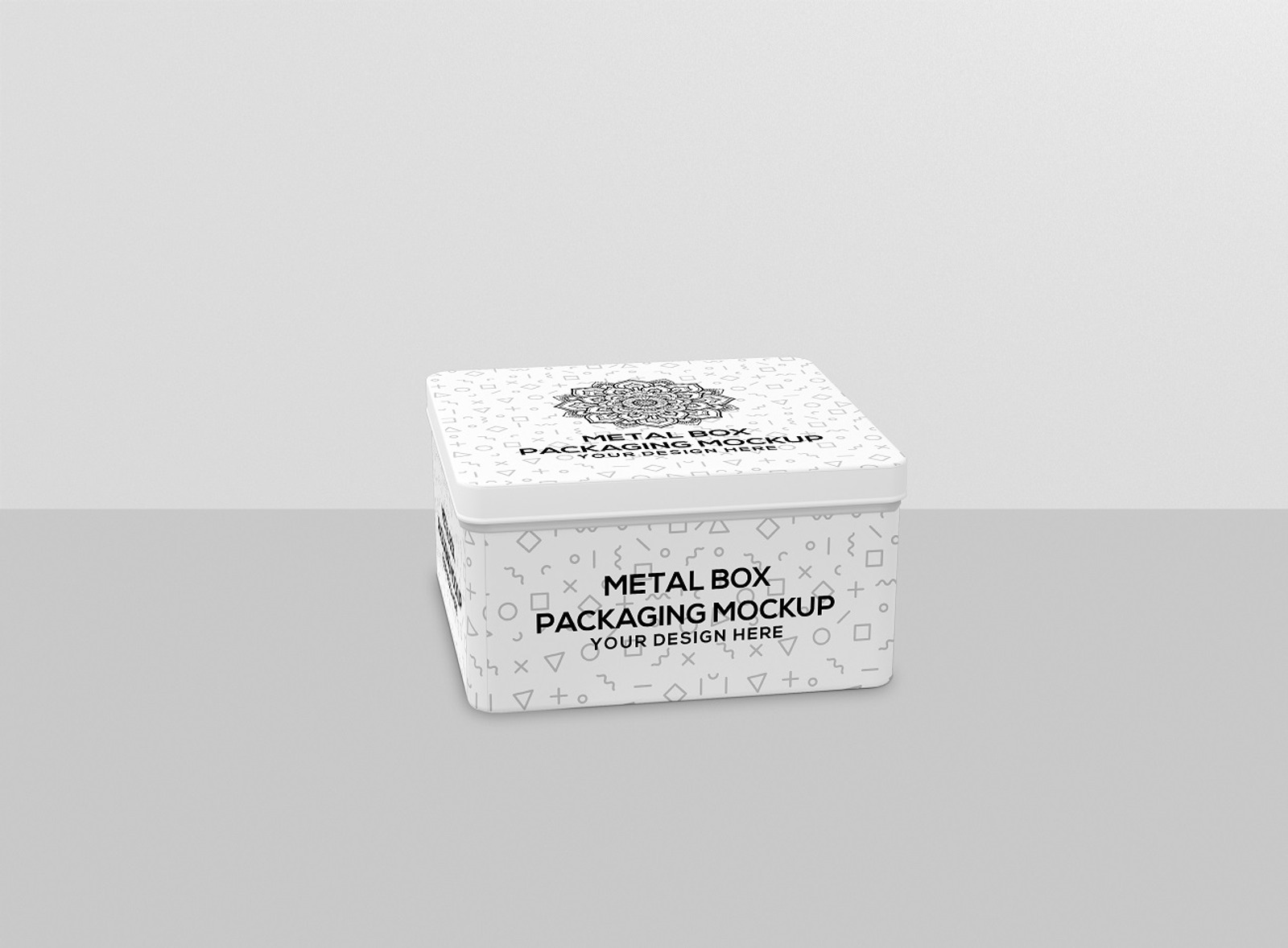 Metal Box Stack Packaging Mockup #342779 - TemplateMonster