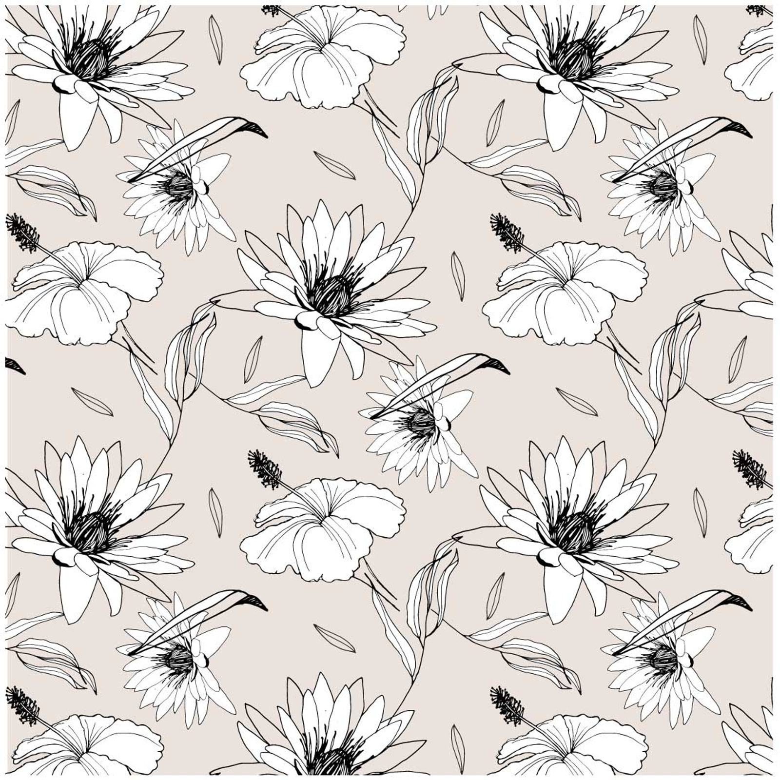 Vector Graphic Flowers Patterns #414429 - TemplateMonster