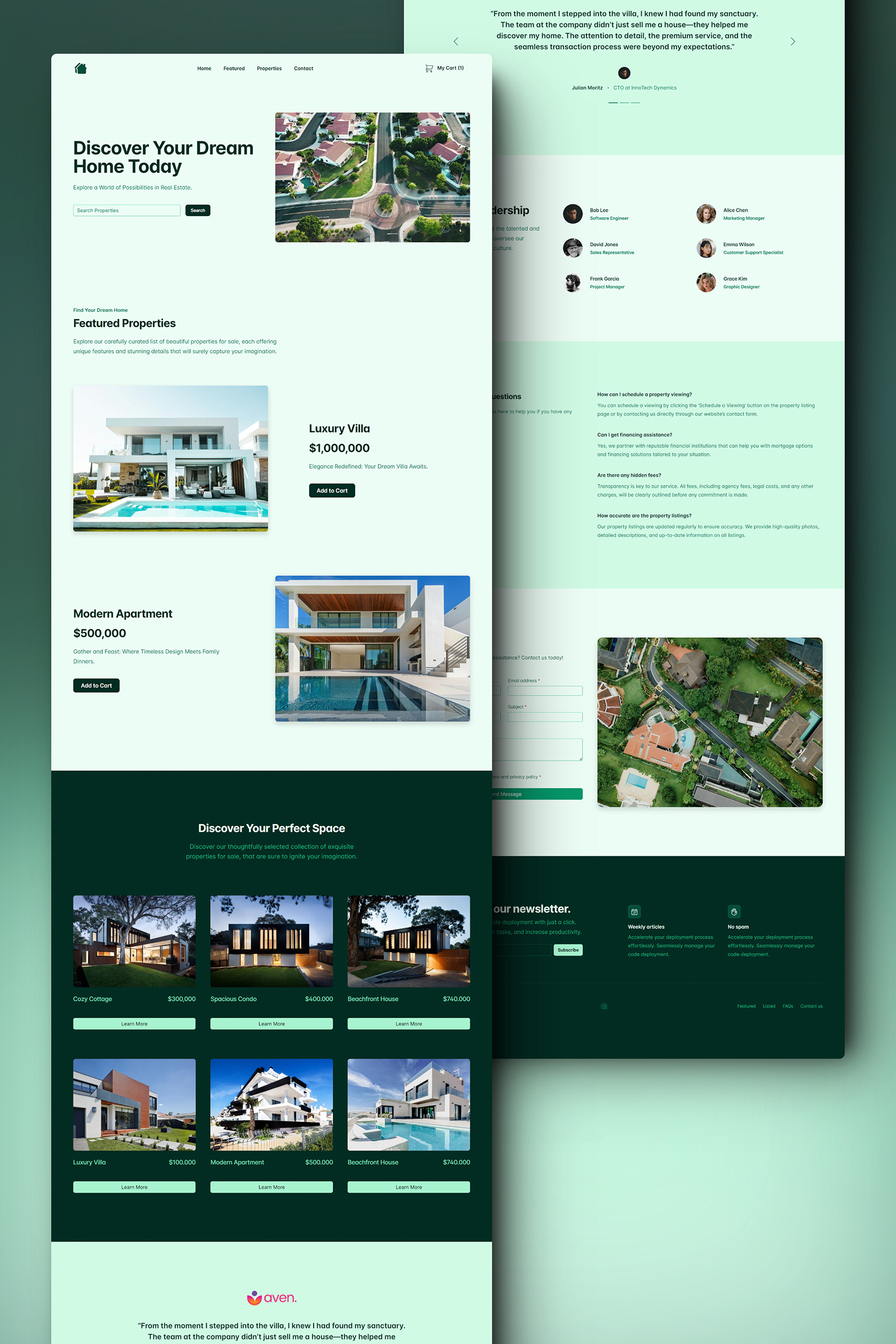 Properta - Real Estate HTML Landing Page Template