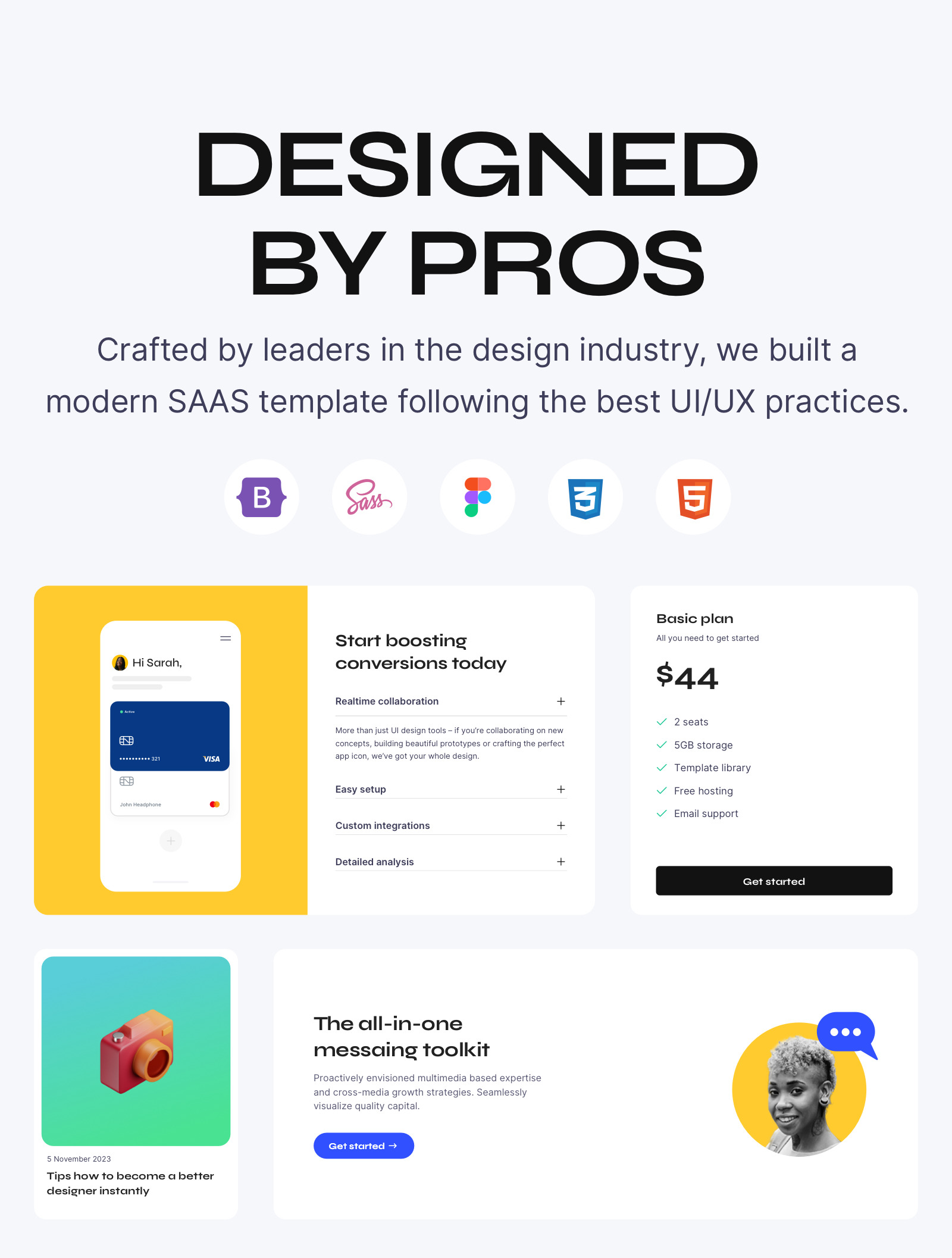 Nayzak - Multipurpose Saas HTML Template - TemplateMonster