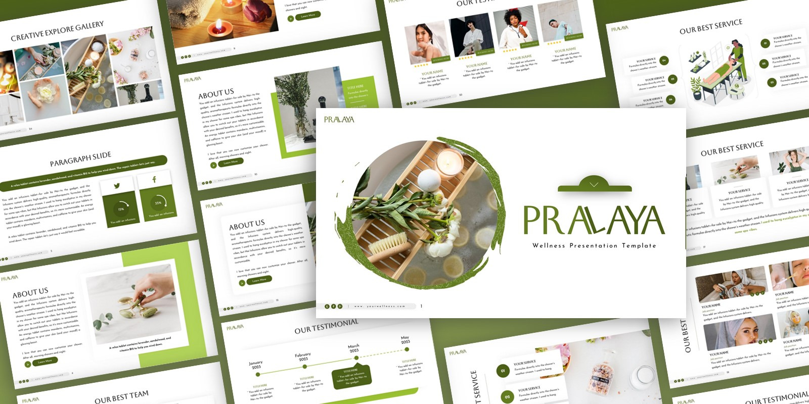 Pralaya Wellness Multipurpose PowerPoint Template