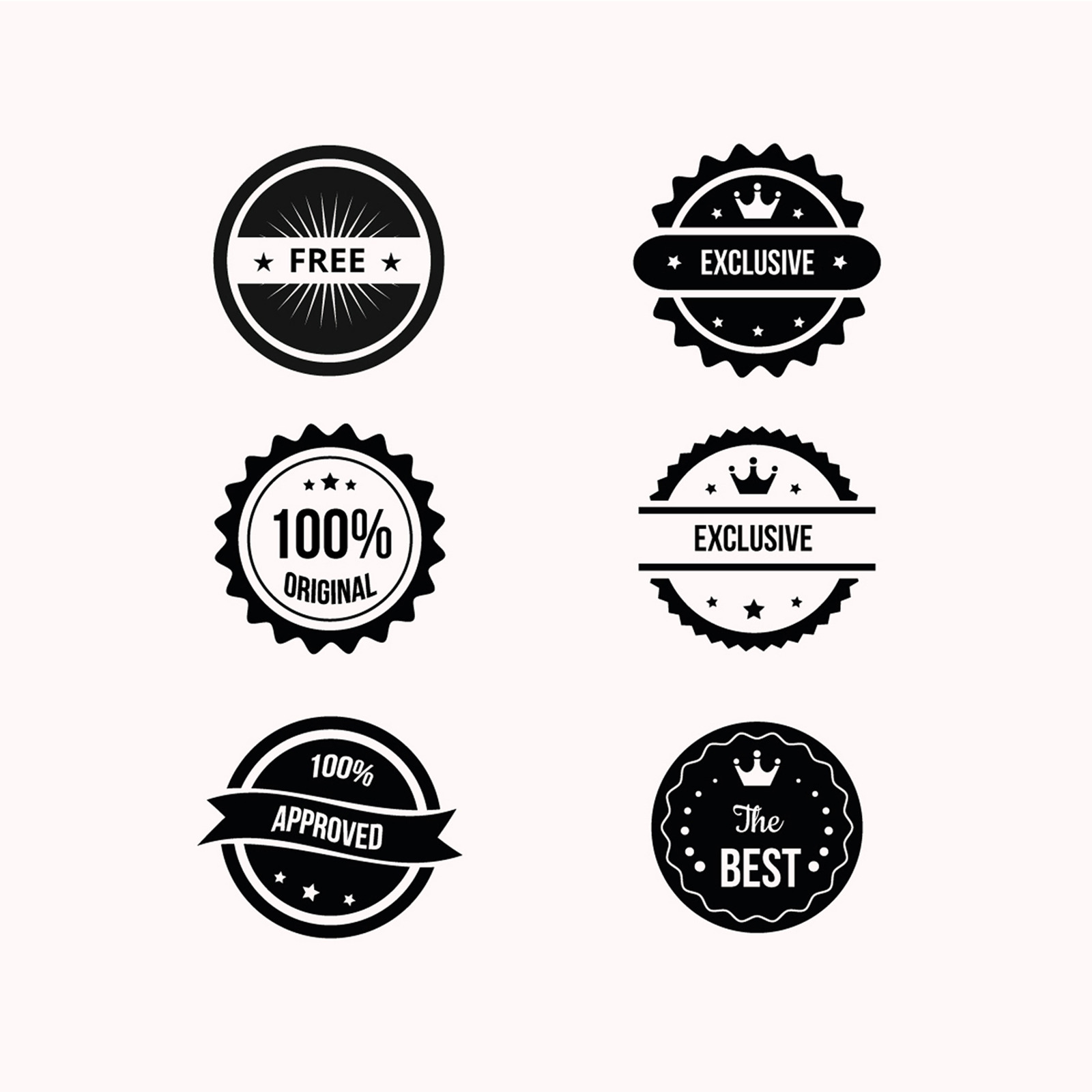 Vintage Logo Badges Template #374406 - TemplateMonster
