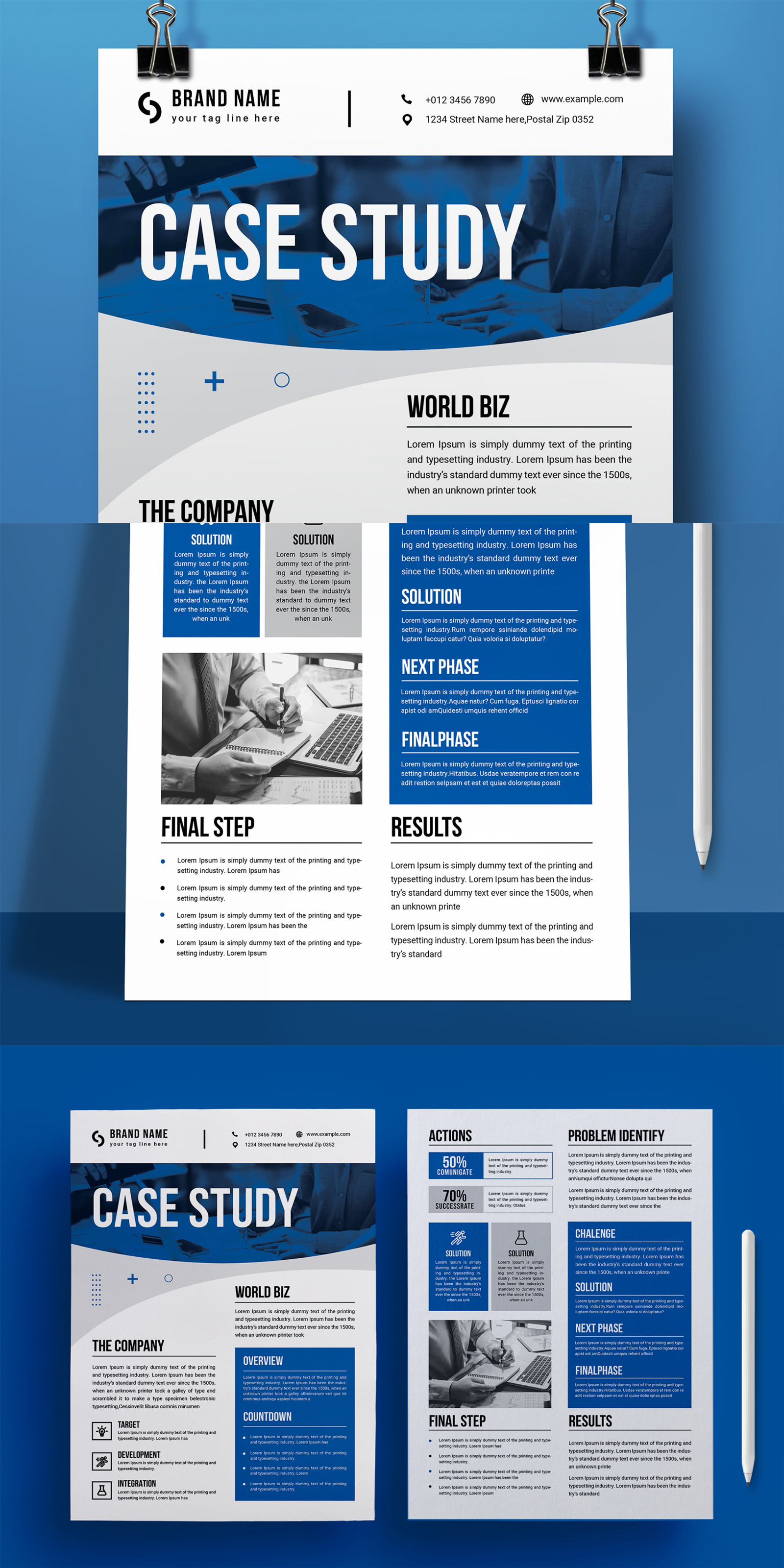 Business Case Study Templates #377683 - TemplateMonster