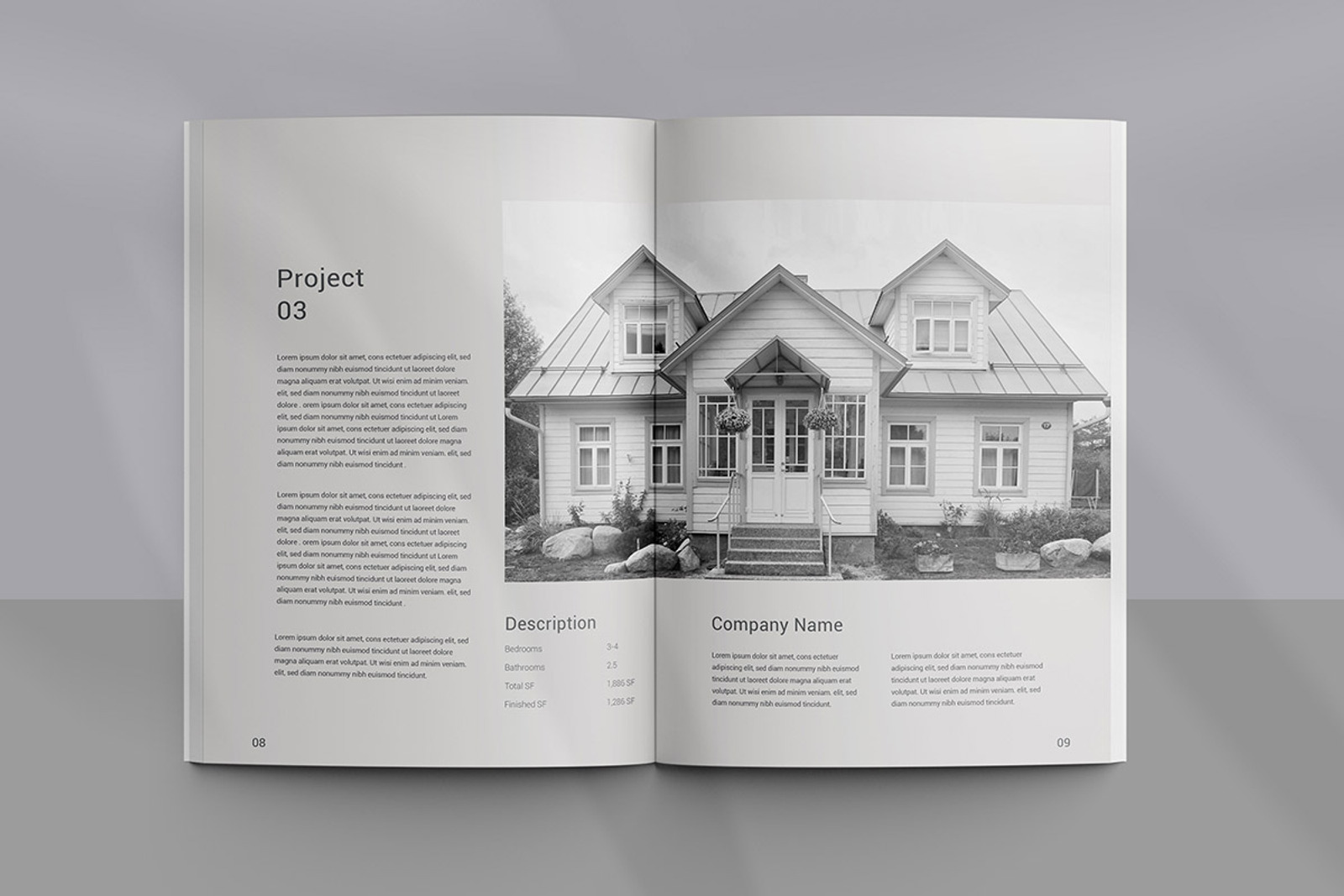 Creative Architecture Portfolio Layout. - TemplateMonster
