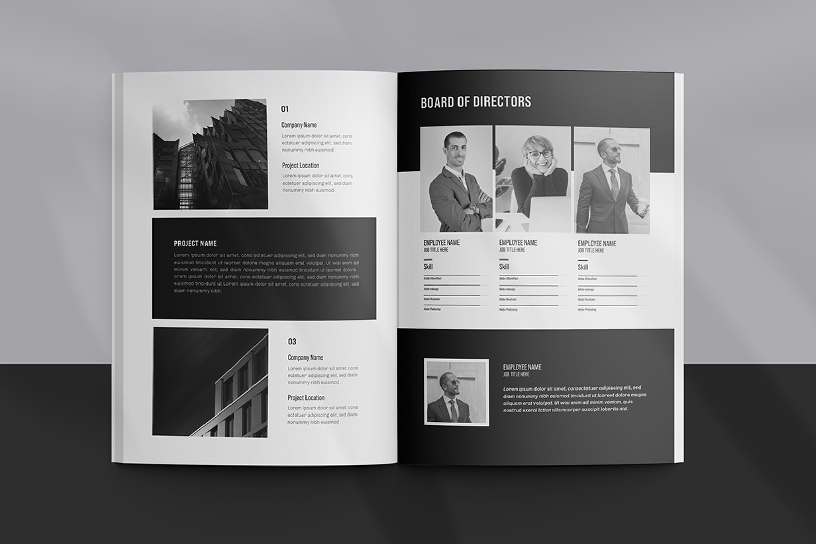 Portfolio Brochure Template or 12 pages Portfolio Template