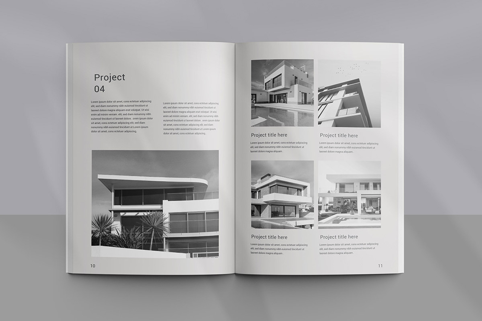 Creative Architecture Portfolio Template - TemplateMonster