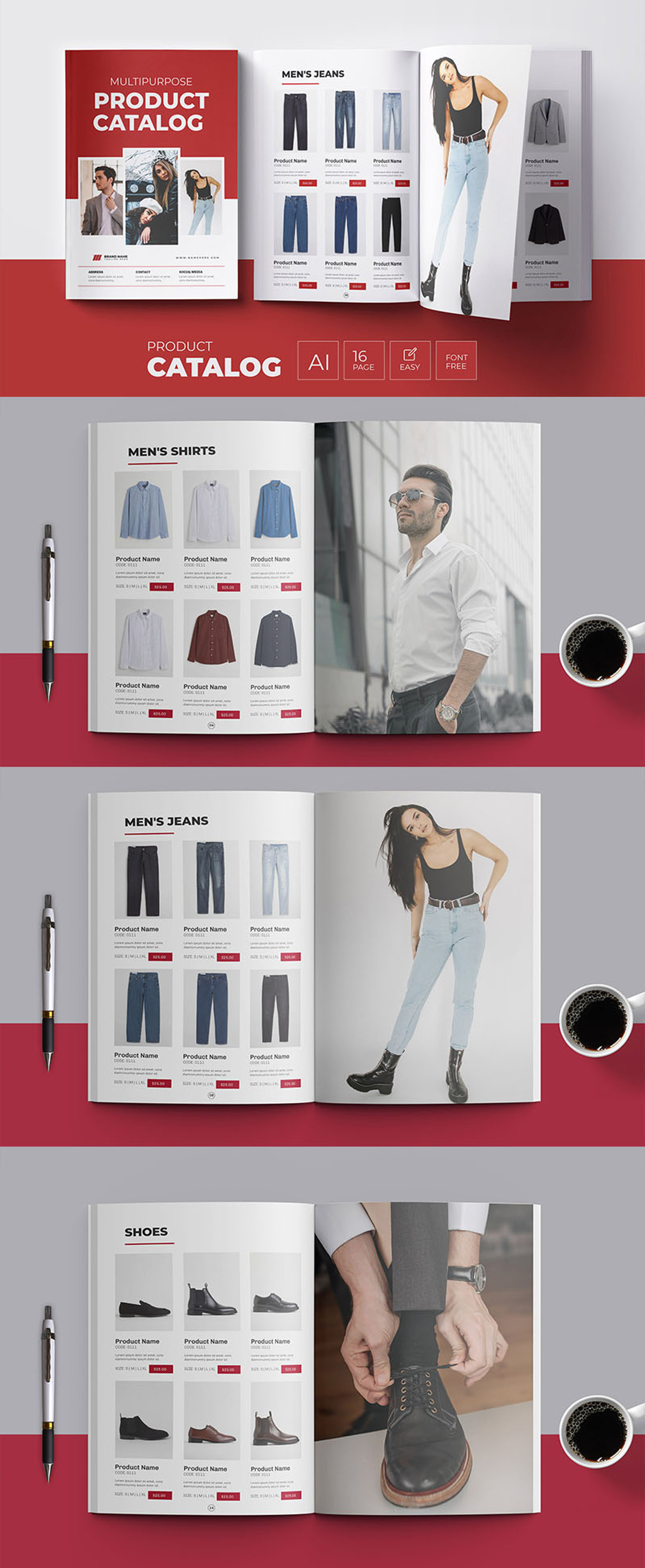 Multipurpose Product Catalog and Fashion catalog template