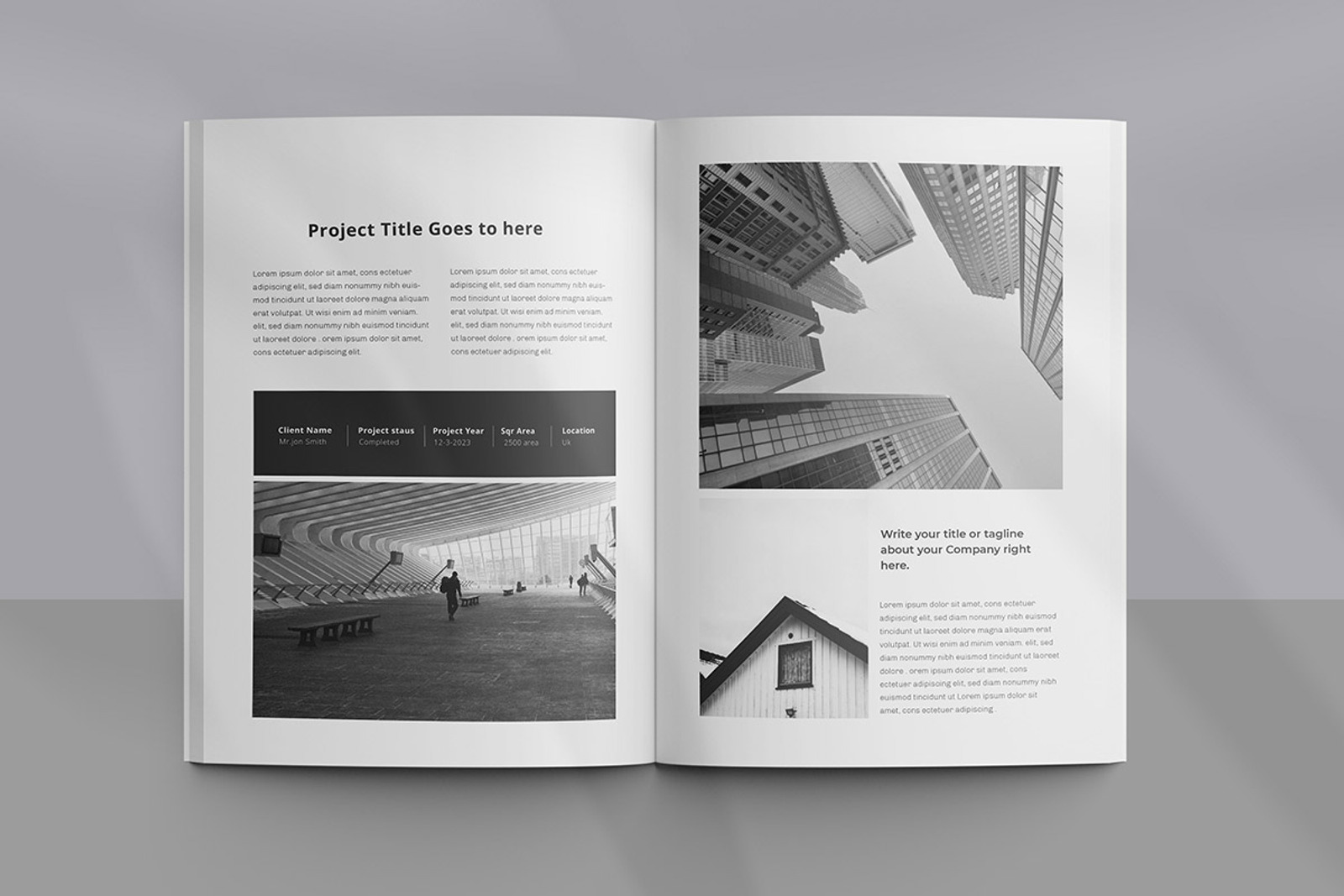 Creative and Modern Architecture Portfolio Template
