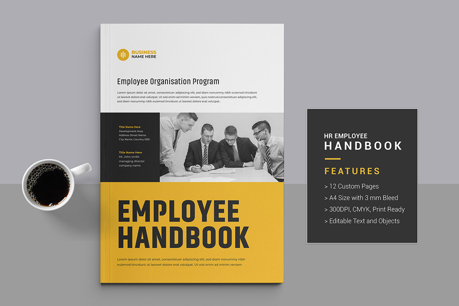 HR / Employee Handbook Design #330524 - TemplateMonster