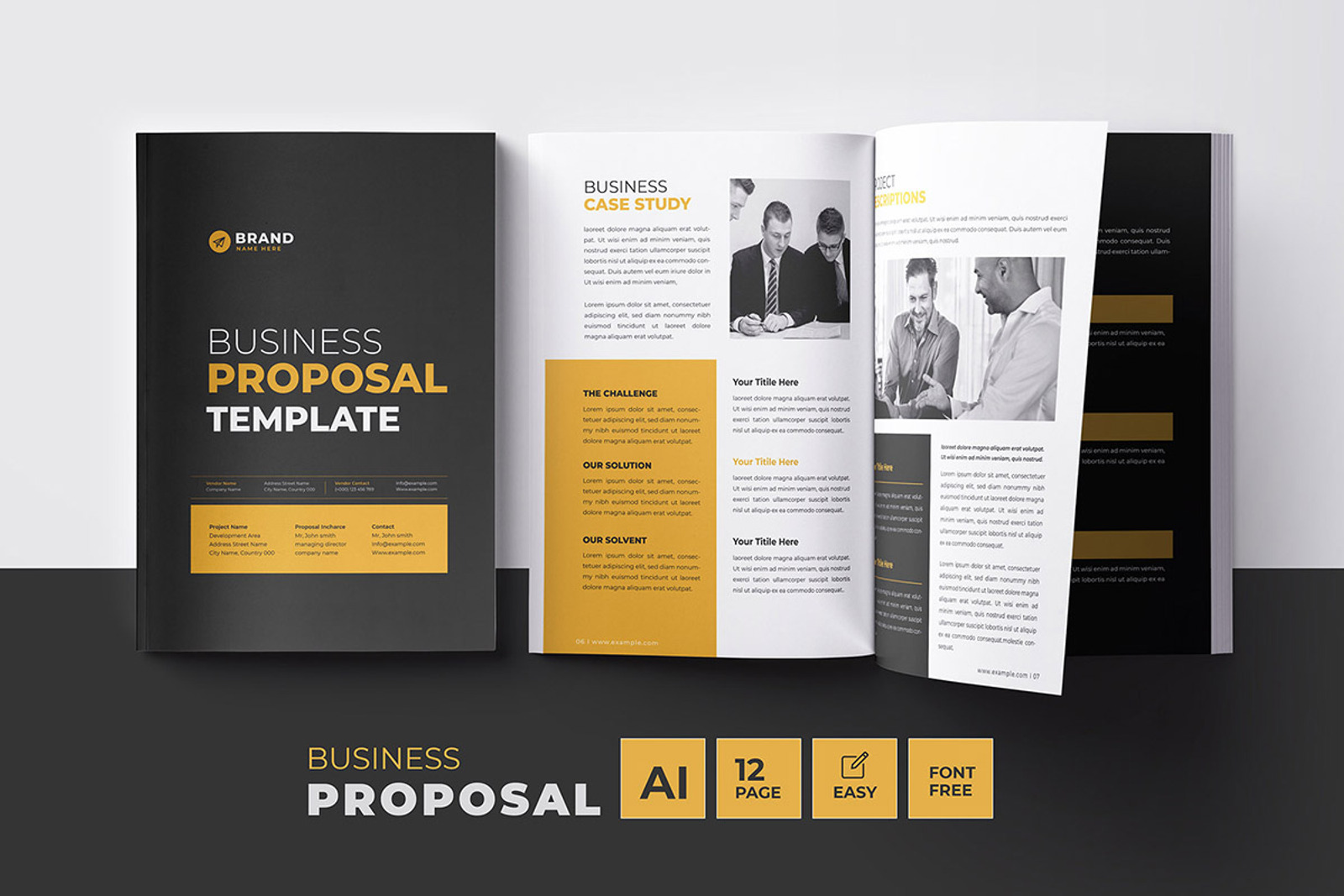 Business Proposal or project Proposal Design