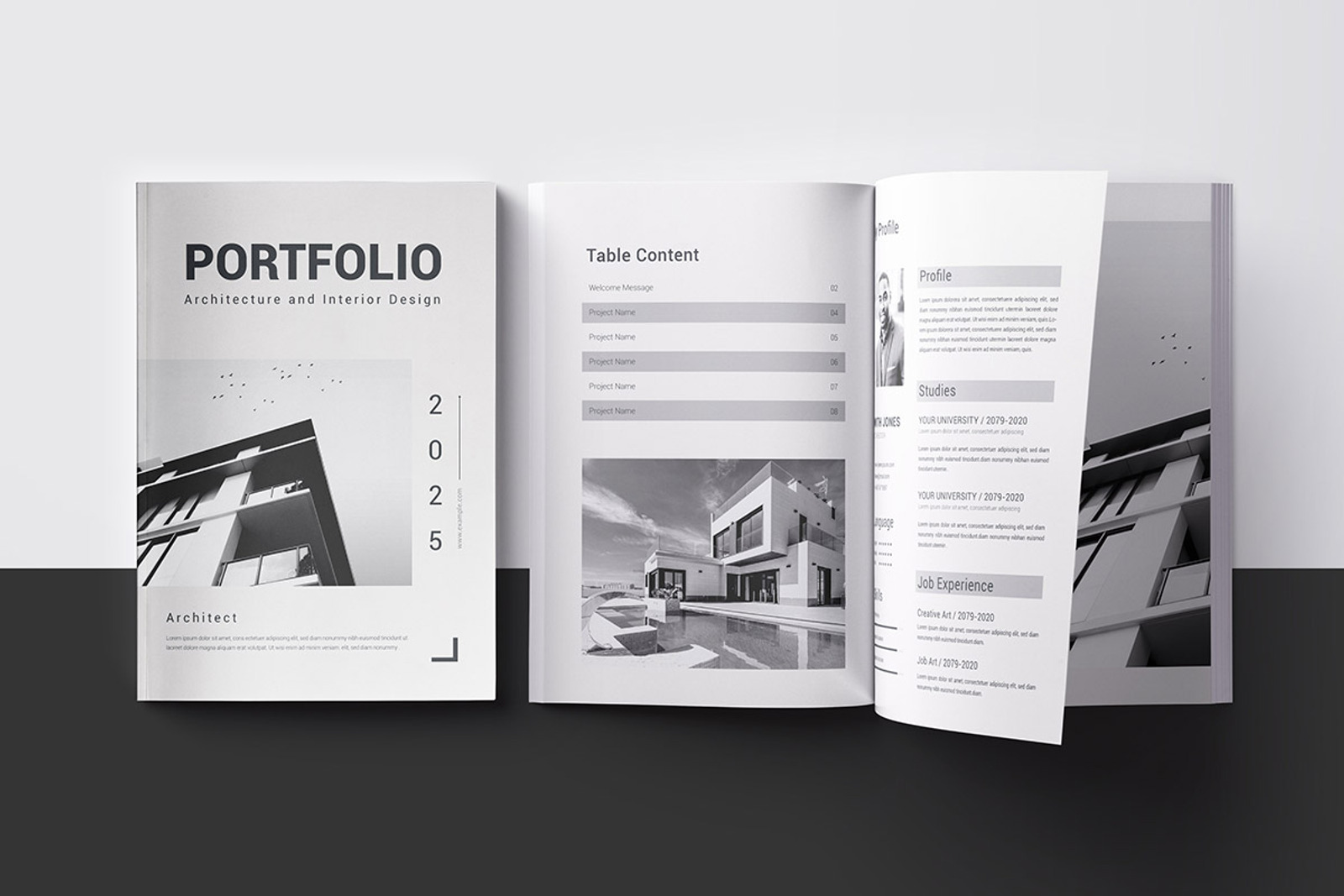 Creative Architecture Portfolio Layout. - TemplateMonster
