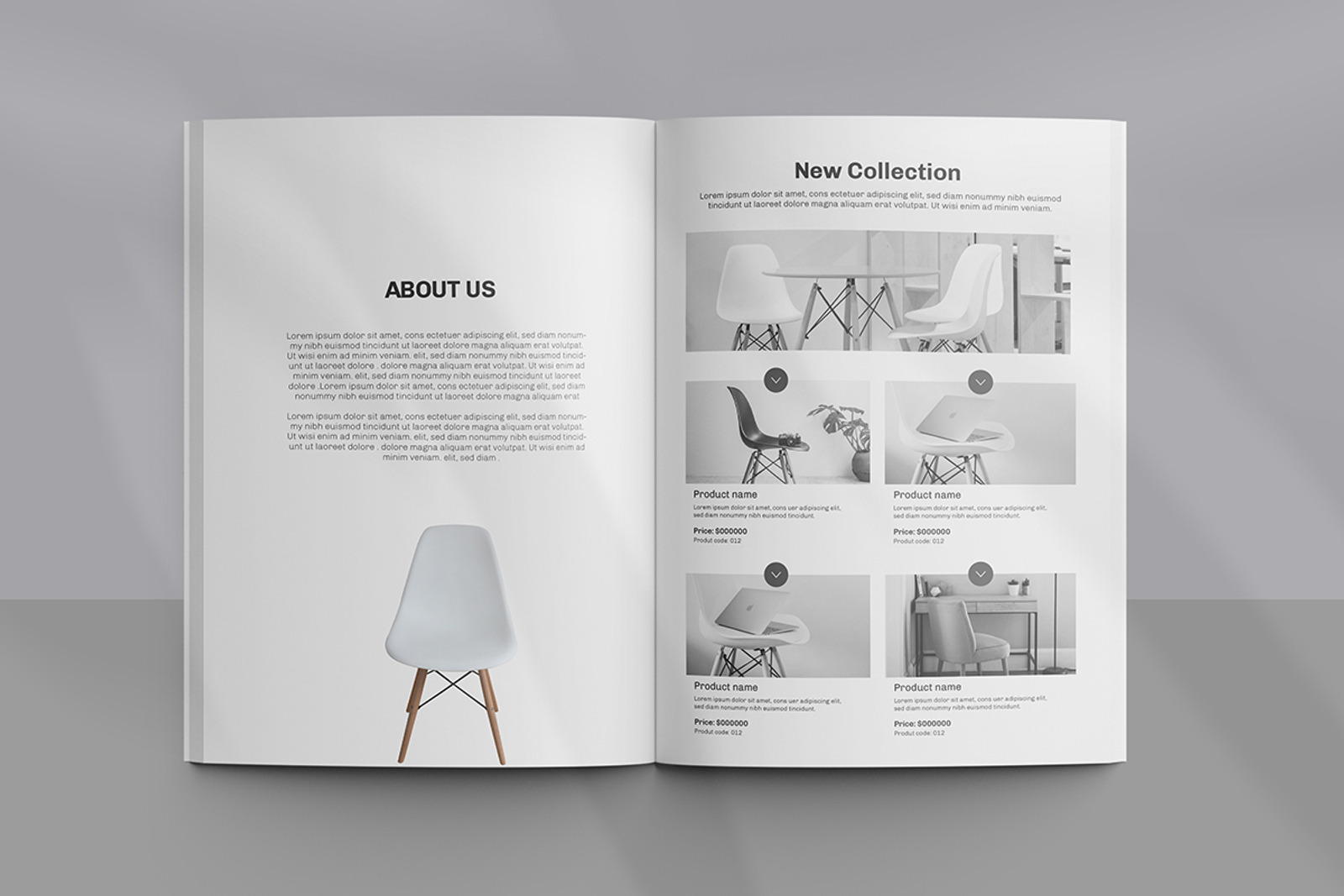 Clean Product Catalog Template #335817 - TemplateMonster