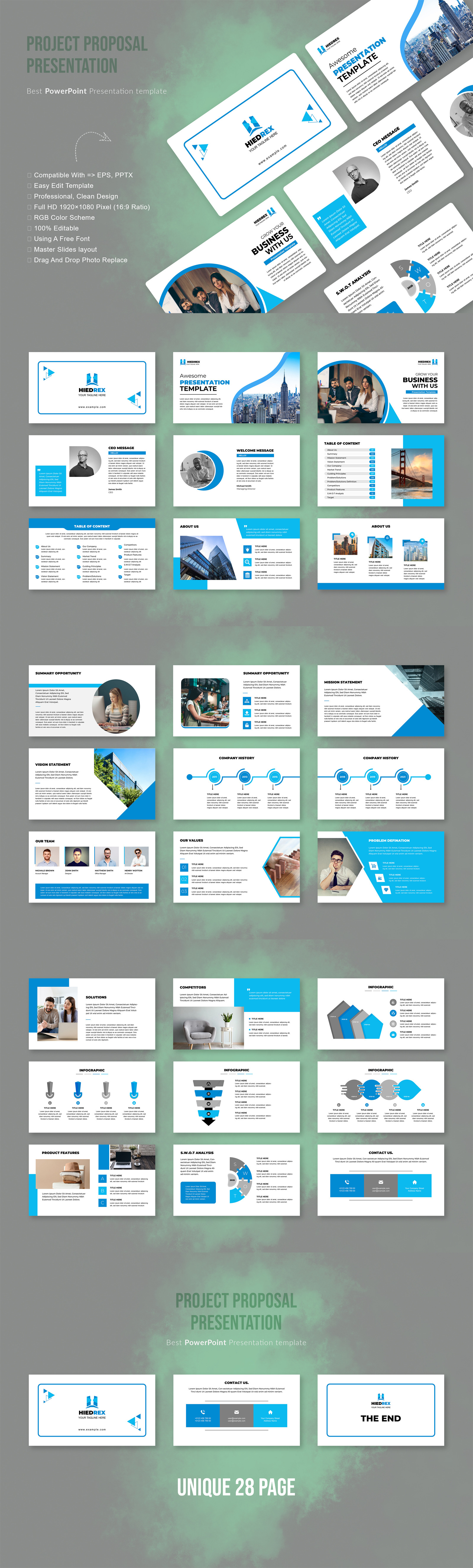 Complete Business PowerPoint Presentation Layout