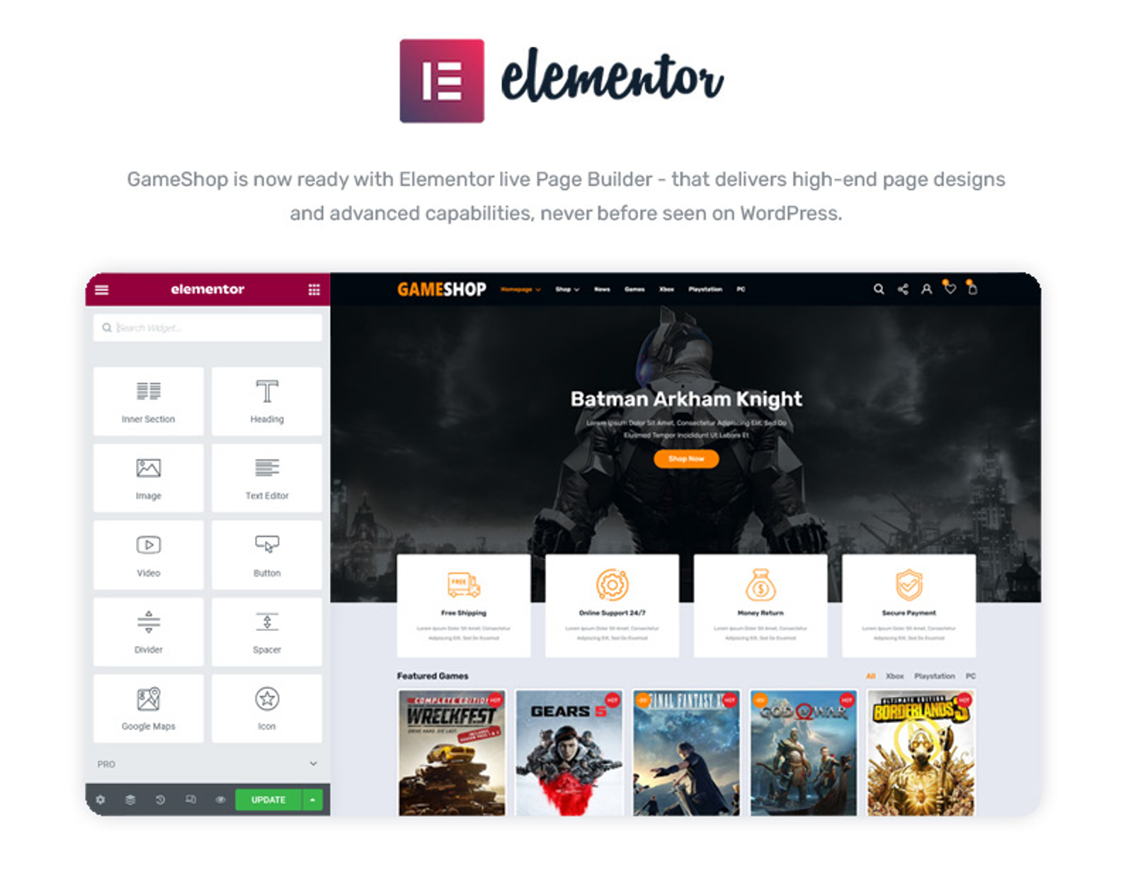 GameShop - Game Store WooCommerce WordPress Theme