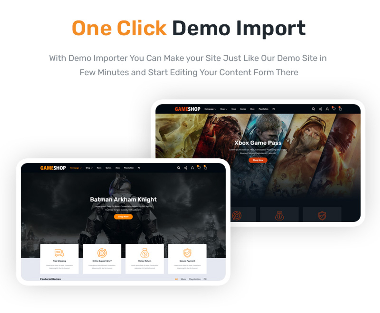 GameShop - Game Store WooCommerce WordPress Theme