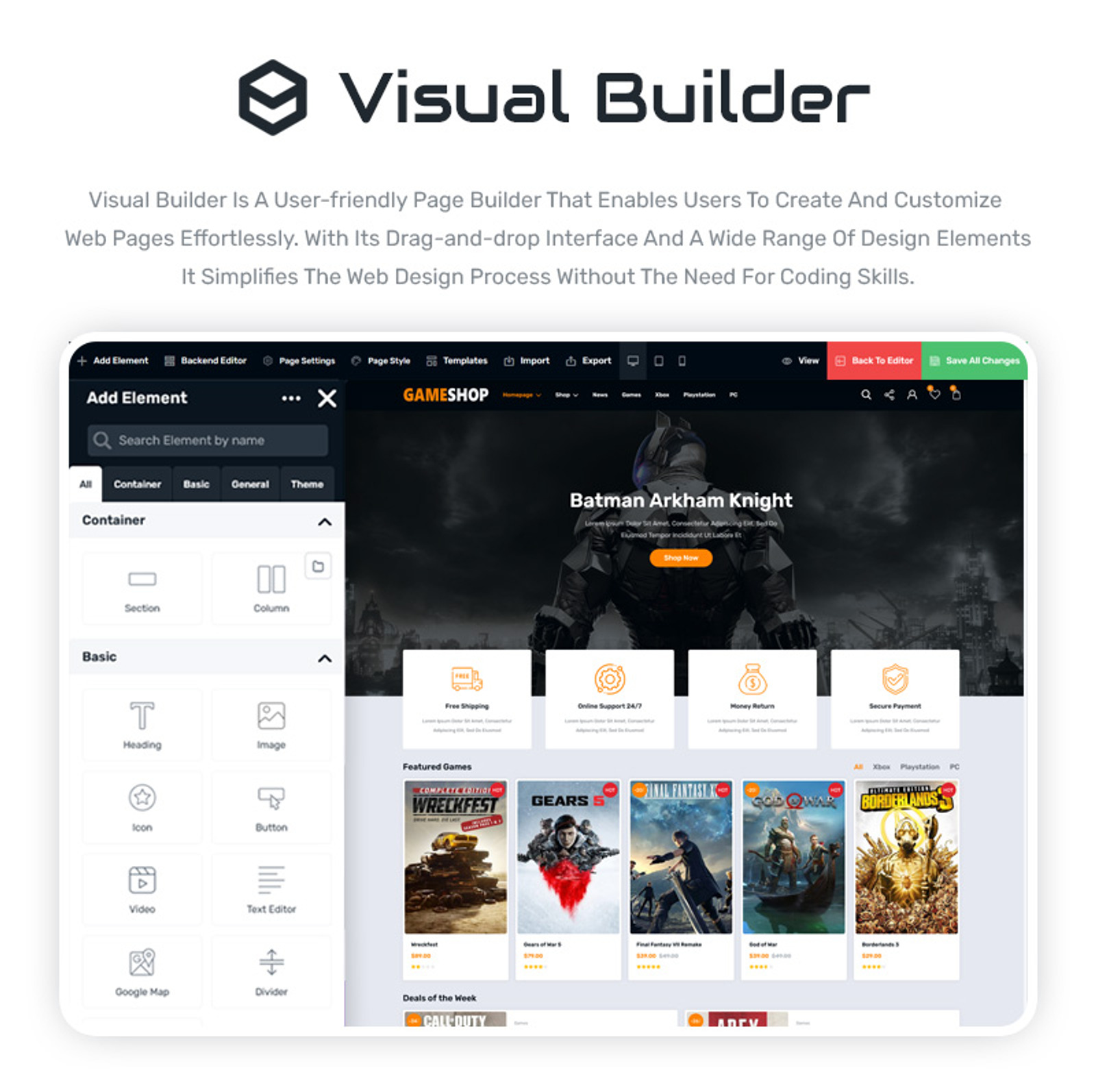 GameShop - Game Store WooCommerce WordPress Theme