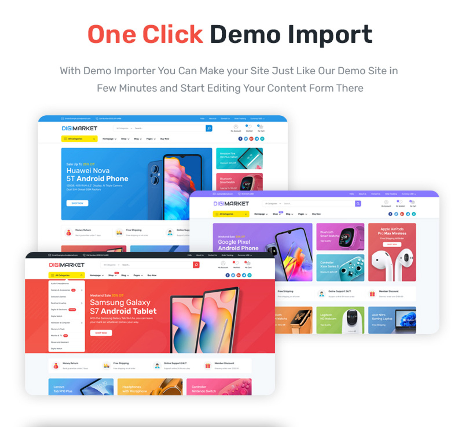 DigiMarket - WooComrece Wordpress Theme - TemplateMonster