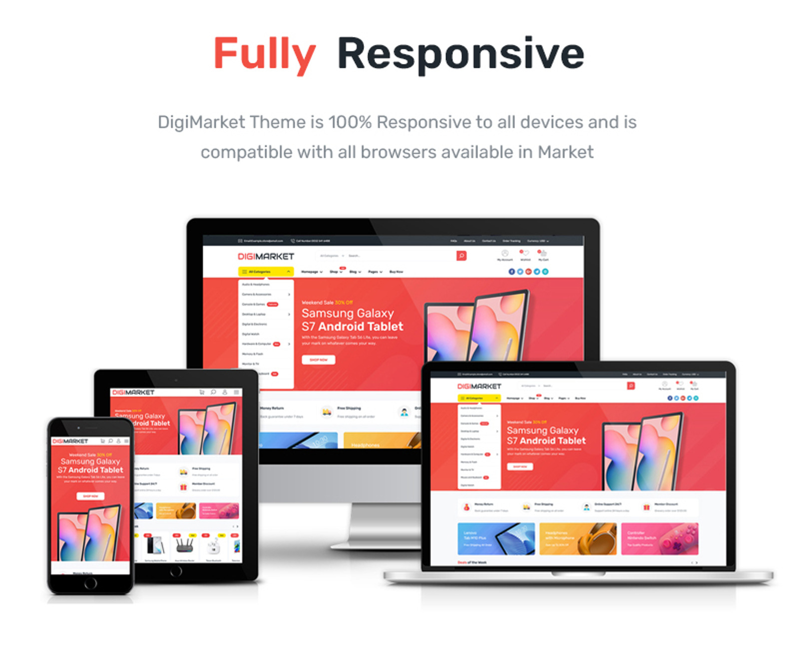 DigiMarket - WooComrece Wordpress Theme - TemplateMonster