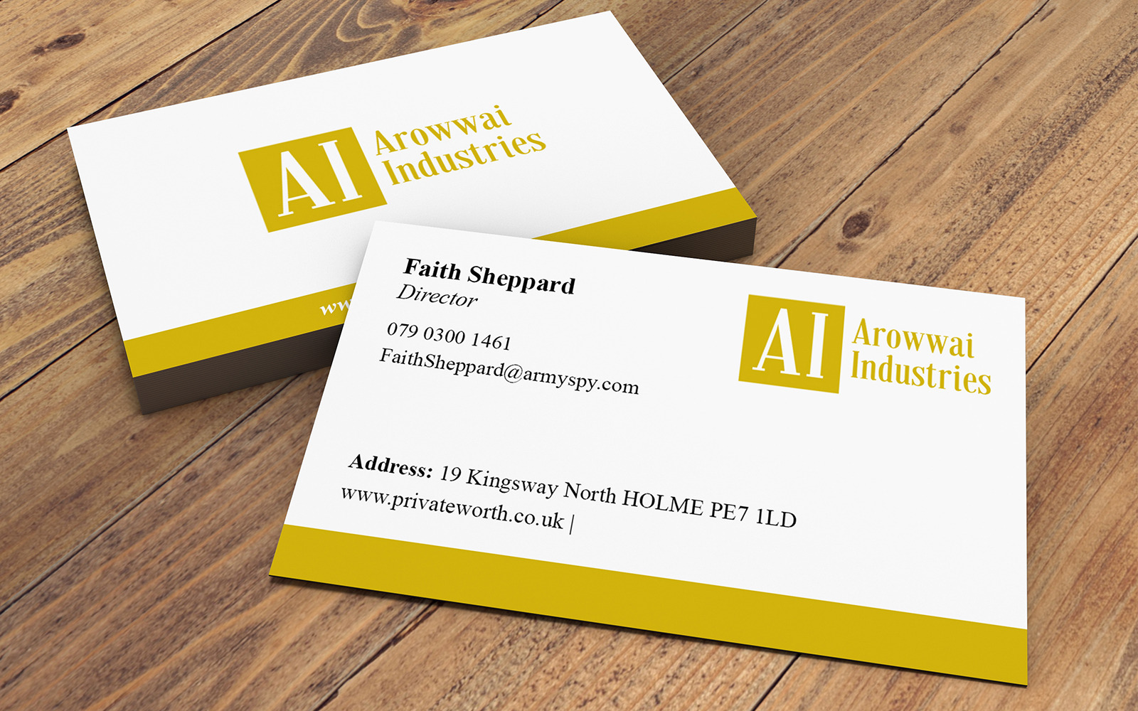 Corporate Identity Visiting Card Template - TemplateMonster