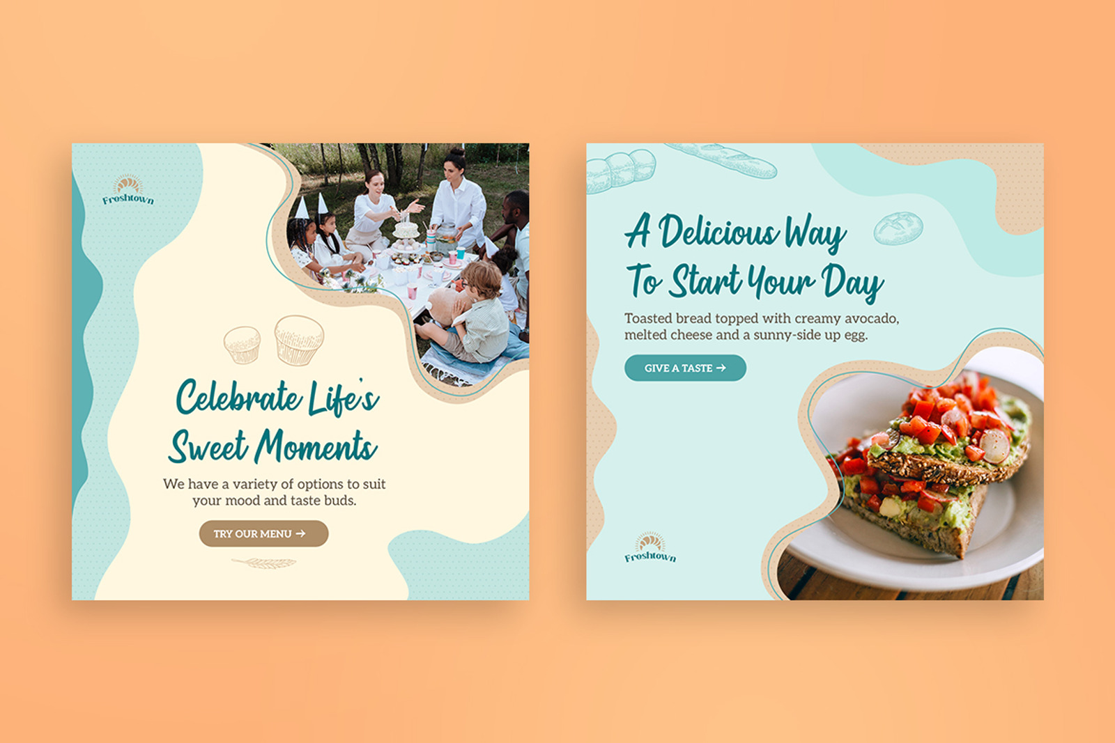 Bakery and Pastry Banner Templates #366722 - TemplateMonster